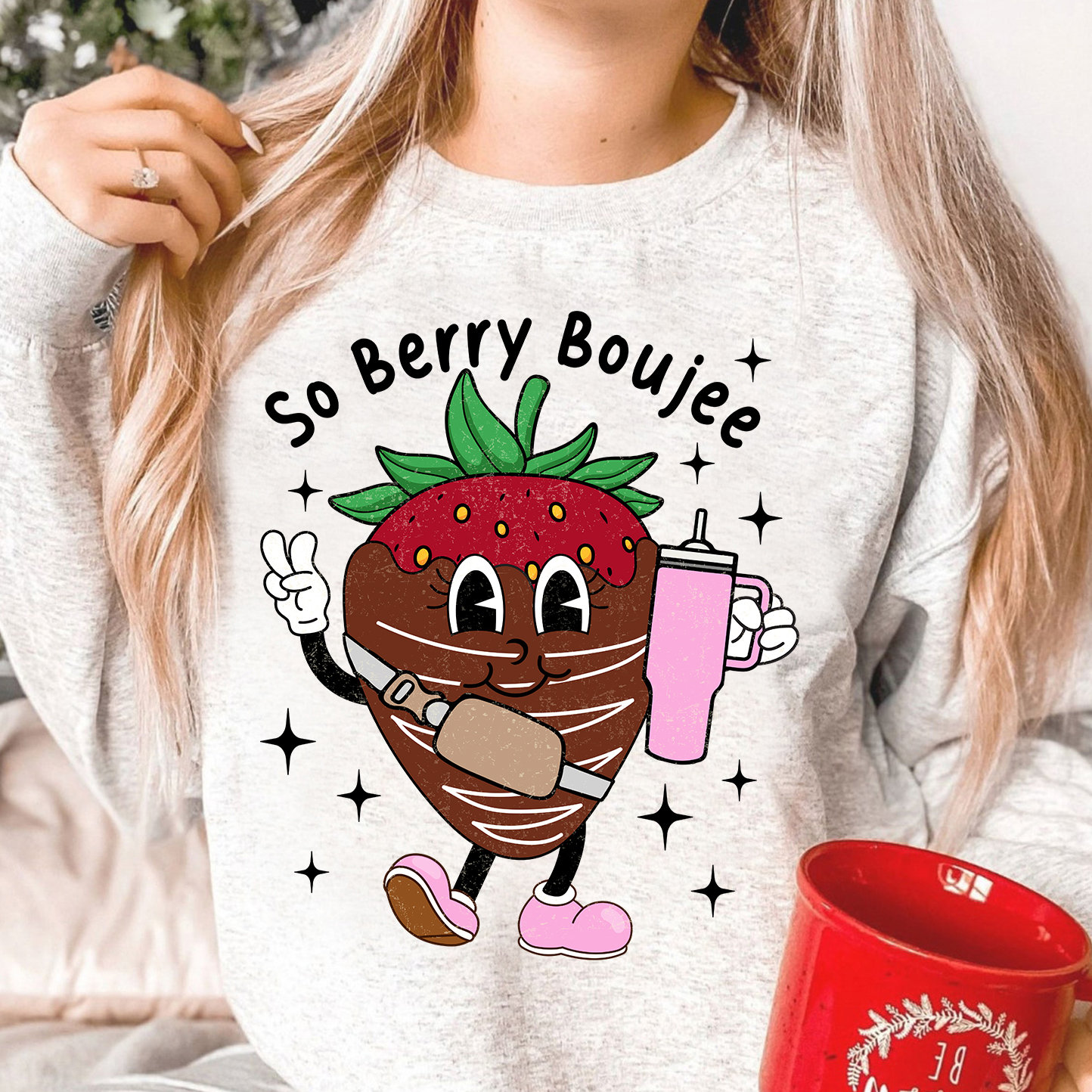 Funny Valentine Png, So Berry Boujee Chocolate Strawberry, B | Inspire ...