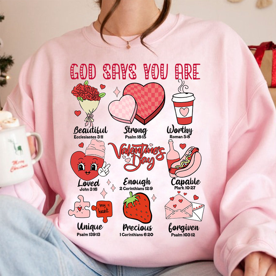 God Says You Are Valentine Png, Jesus Valentine Png, Valenti | Inspire ...