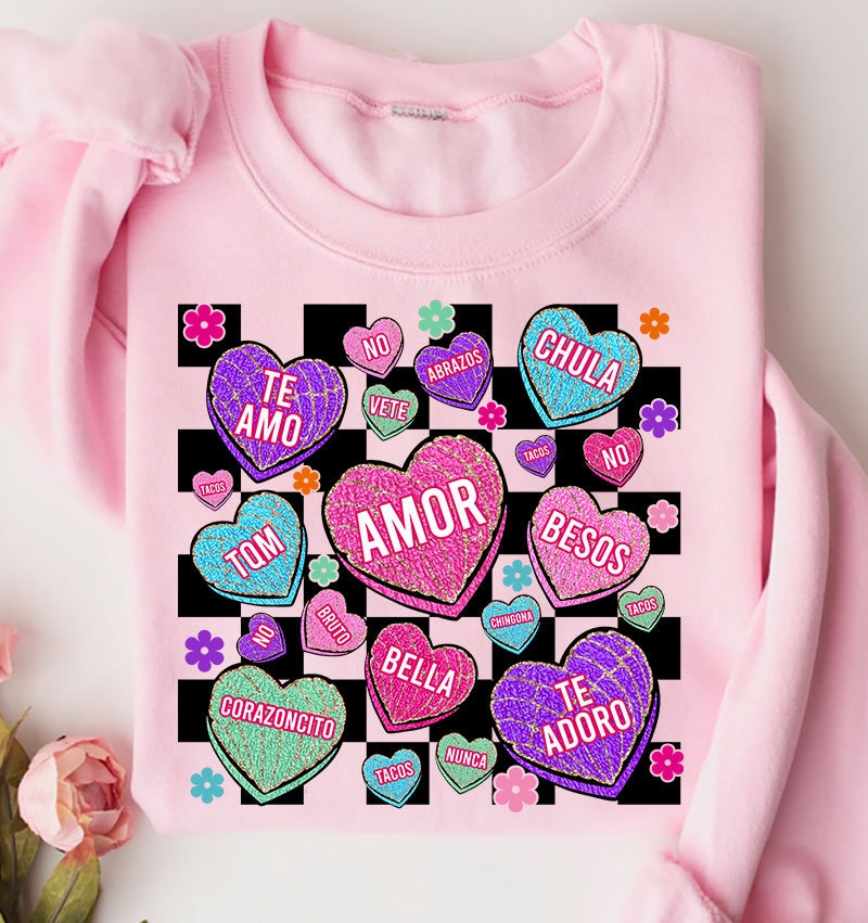 Spanish Candy Heart Conchas Valentines Day Png Design, Cheni | Inspire ...