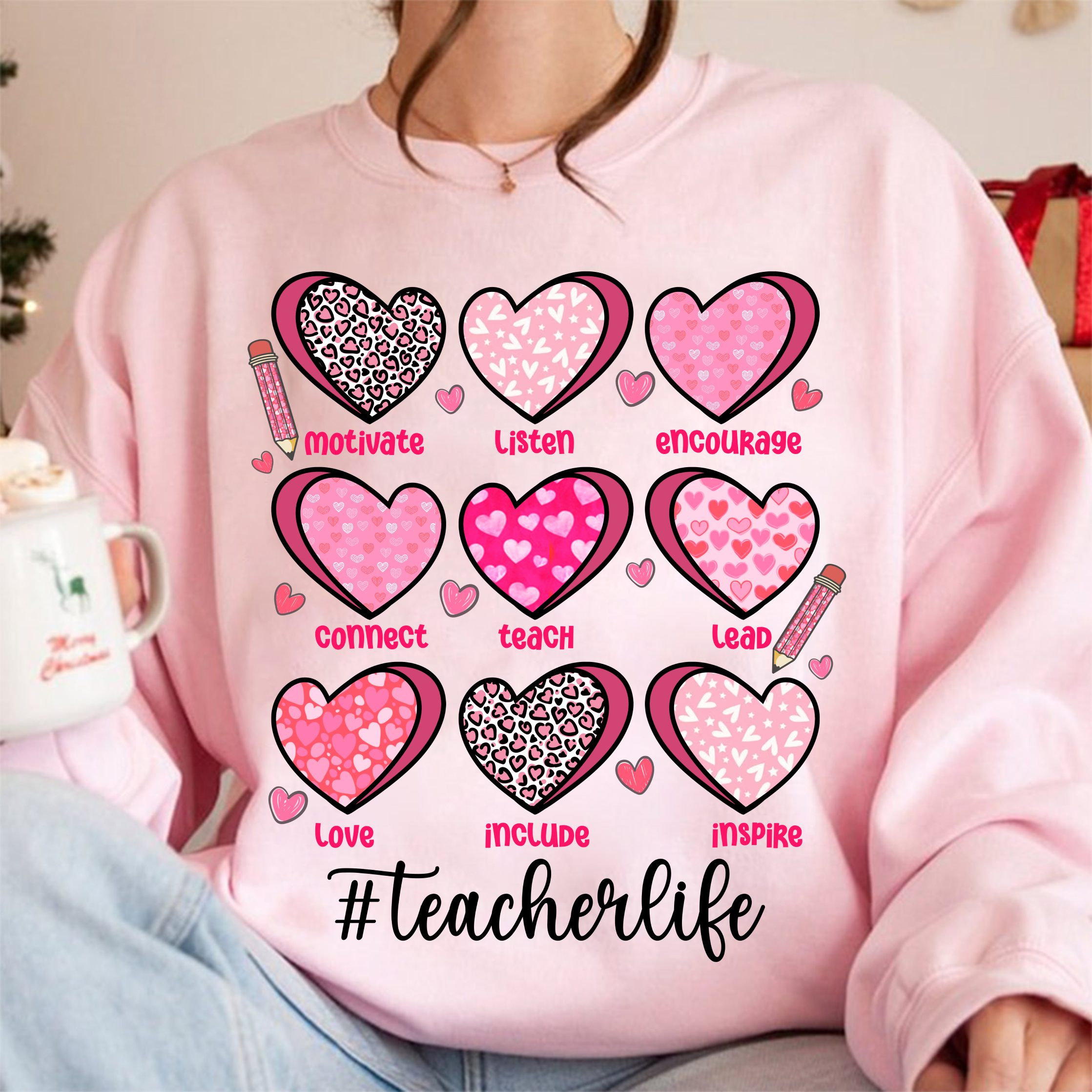 Teacher Valentine Png, Teacher Candy Hearts Png, Conversatio - Inspire ...