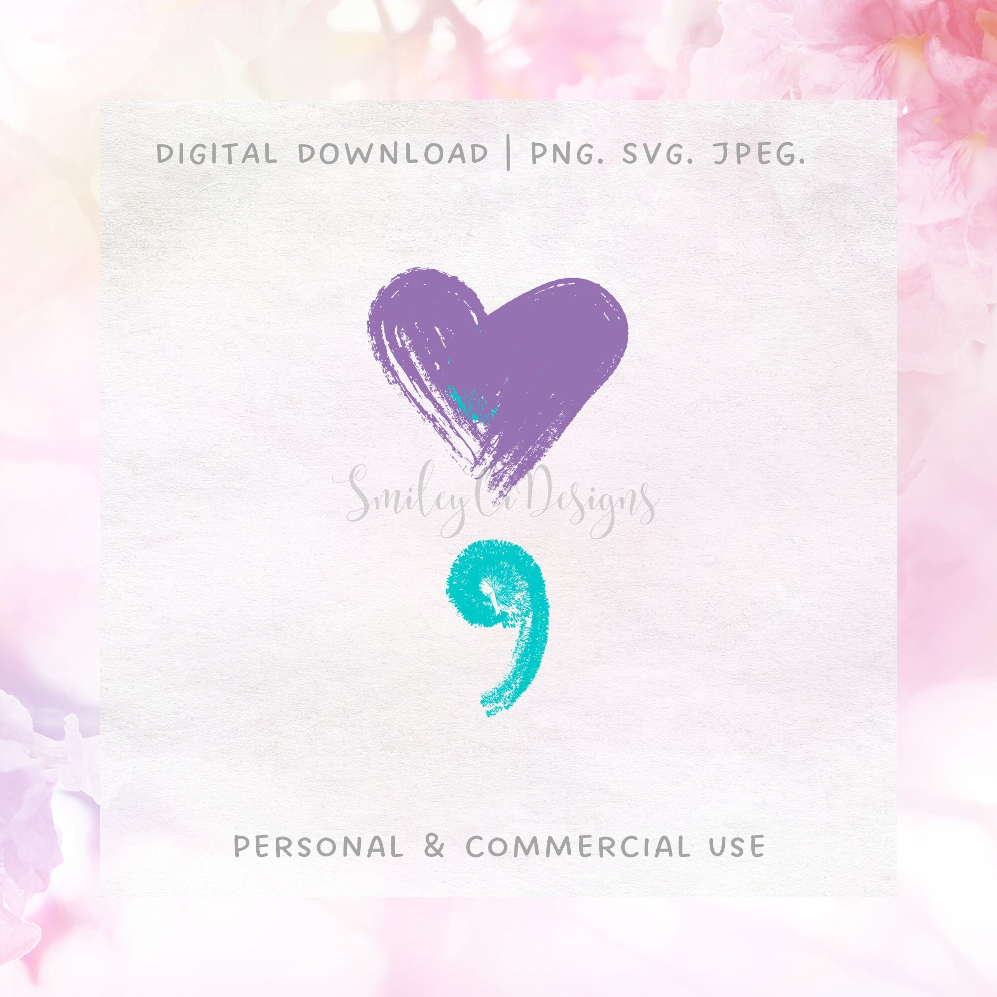 Semi Colon Svg | Inspire Uplift