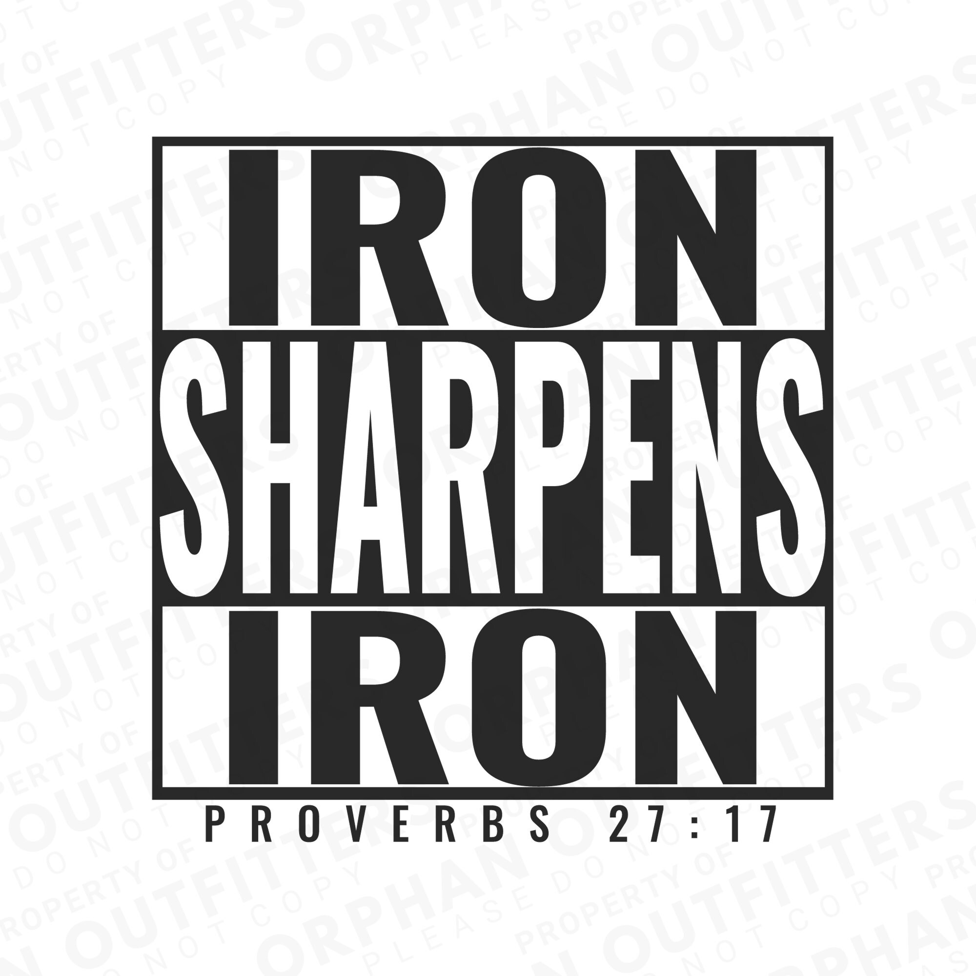 Iron Sharpens Iron SVG, Religious Shirt SVG, Christian Bible | Inspire ...