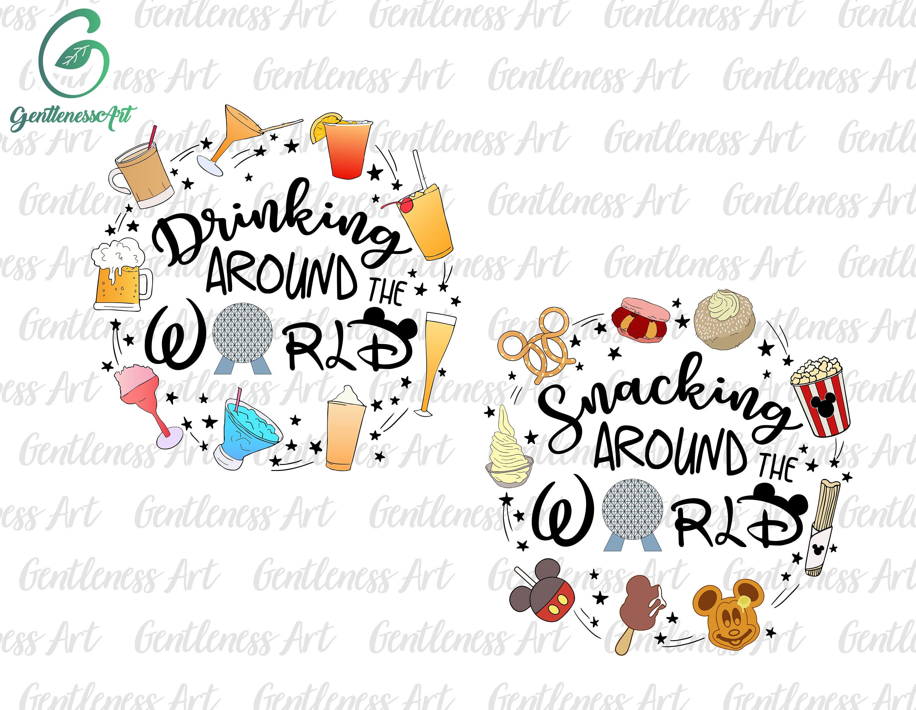 Snacking And Drinking Around The World Svg, Drinks And Foods - Inspire ...