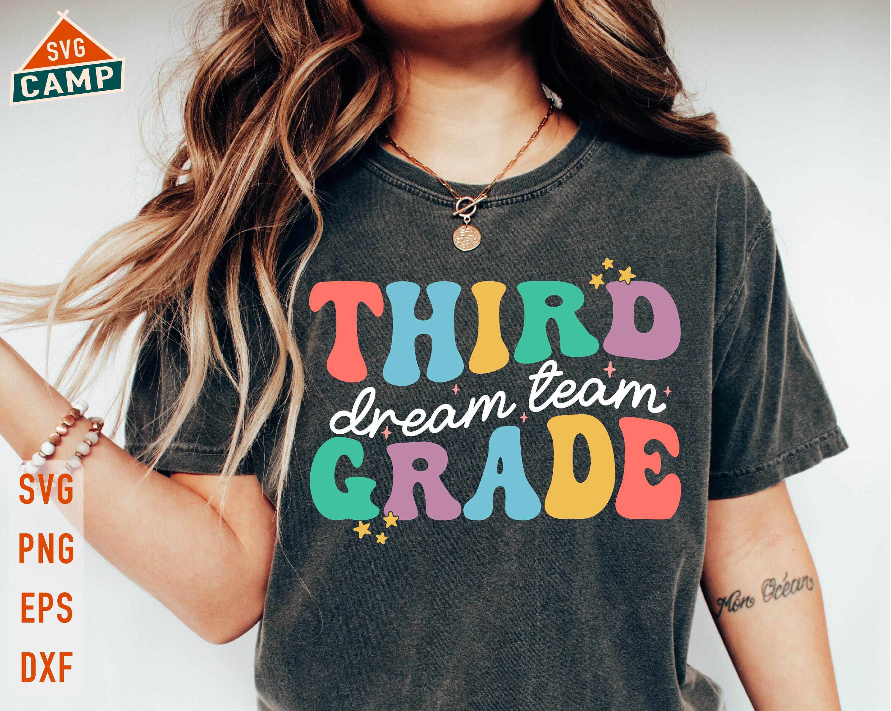 Third Grade Dream Team svg, 3rd Grade svg, First day of Scho | Inspire ...