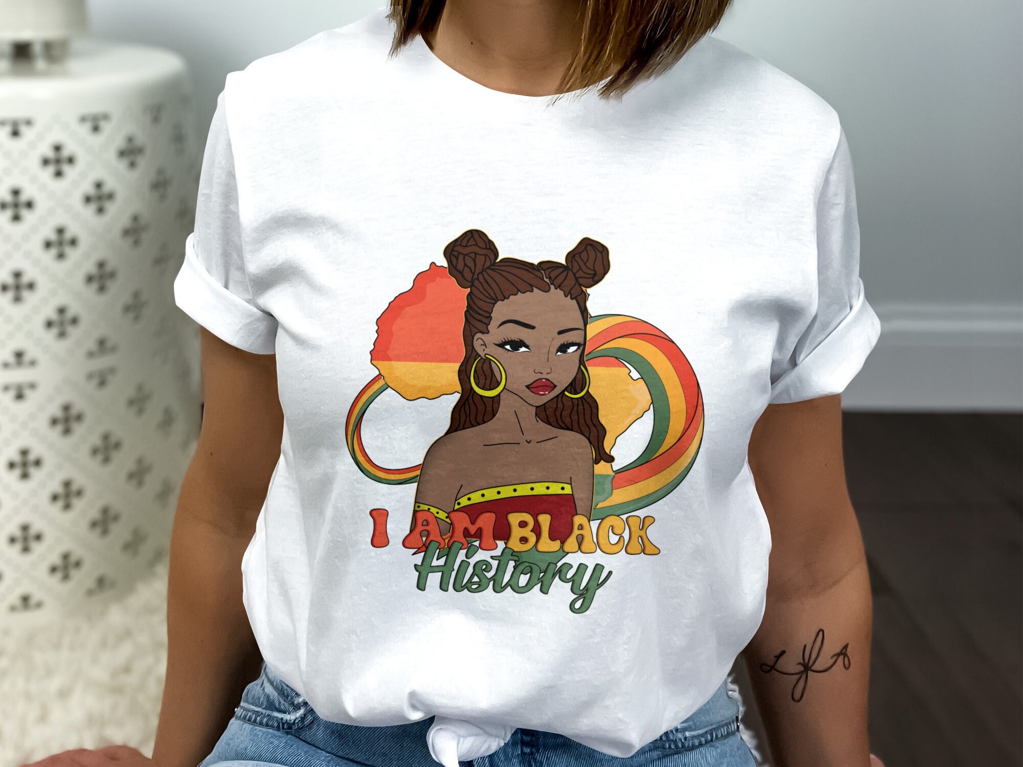 I Am Black History Png, Juneteenth Png, Afro African America - Inspire ...