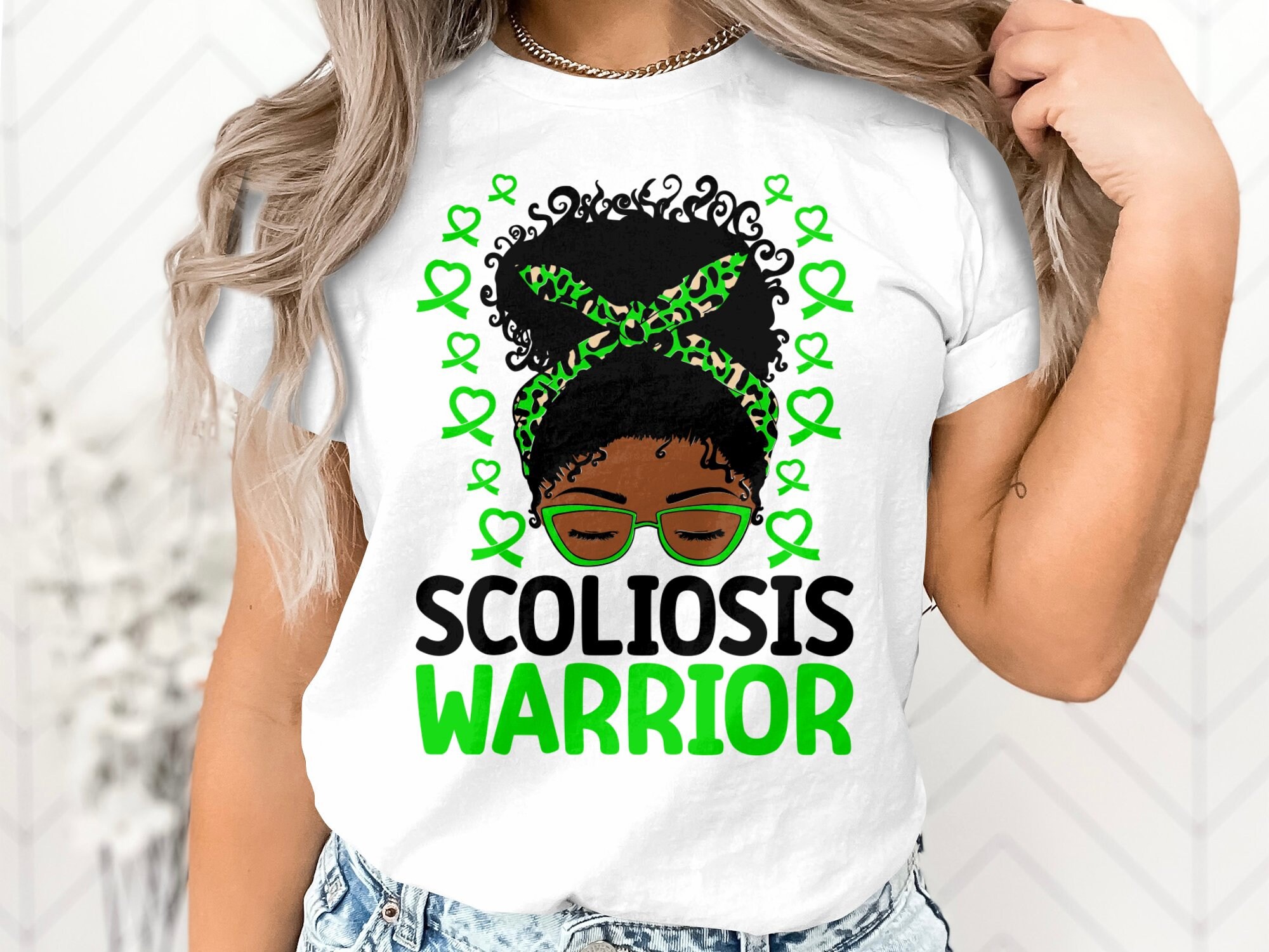 Scoliosis Awareness Svg Png, Scoliosis Warrior Svg, Green Ri - Inspire ...