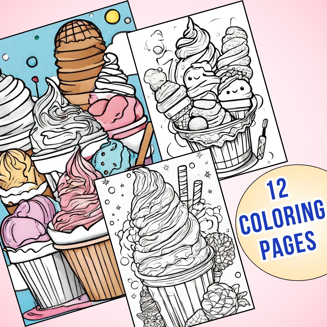 Scoop Some Fun! 12 Delicious Ice Cream Coloring Pages for Ki | Inspire ...