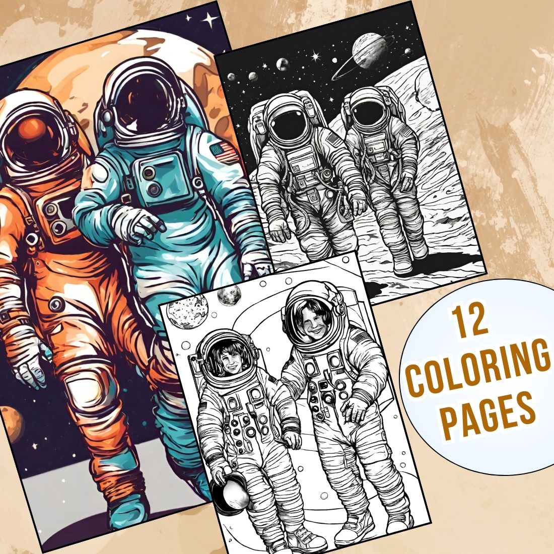 Journey Through Space! Creative & Educational Astronaut Colo | Inspire ...