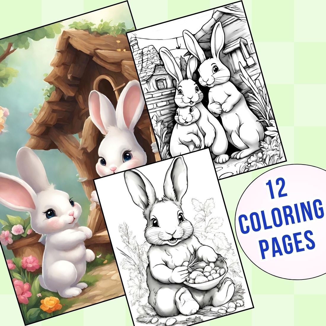 12 Educational & Entertaining Bunny Coloring Pages for Kids - Inspire ...