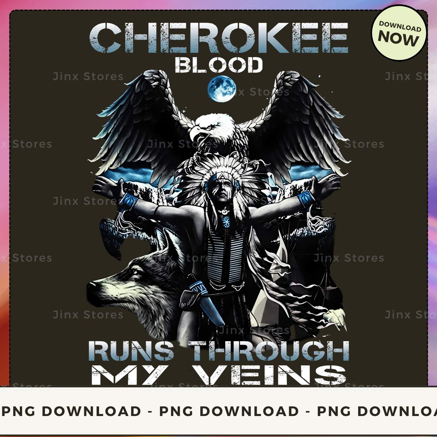 PNG Digital Design - Cherokee Blood Runs Through My Veins P | Inspire ...
