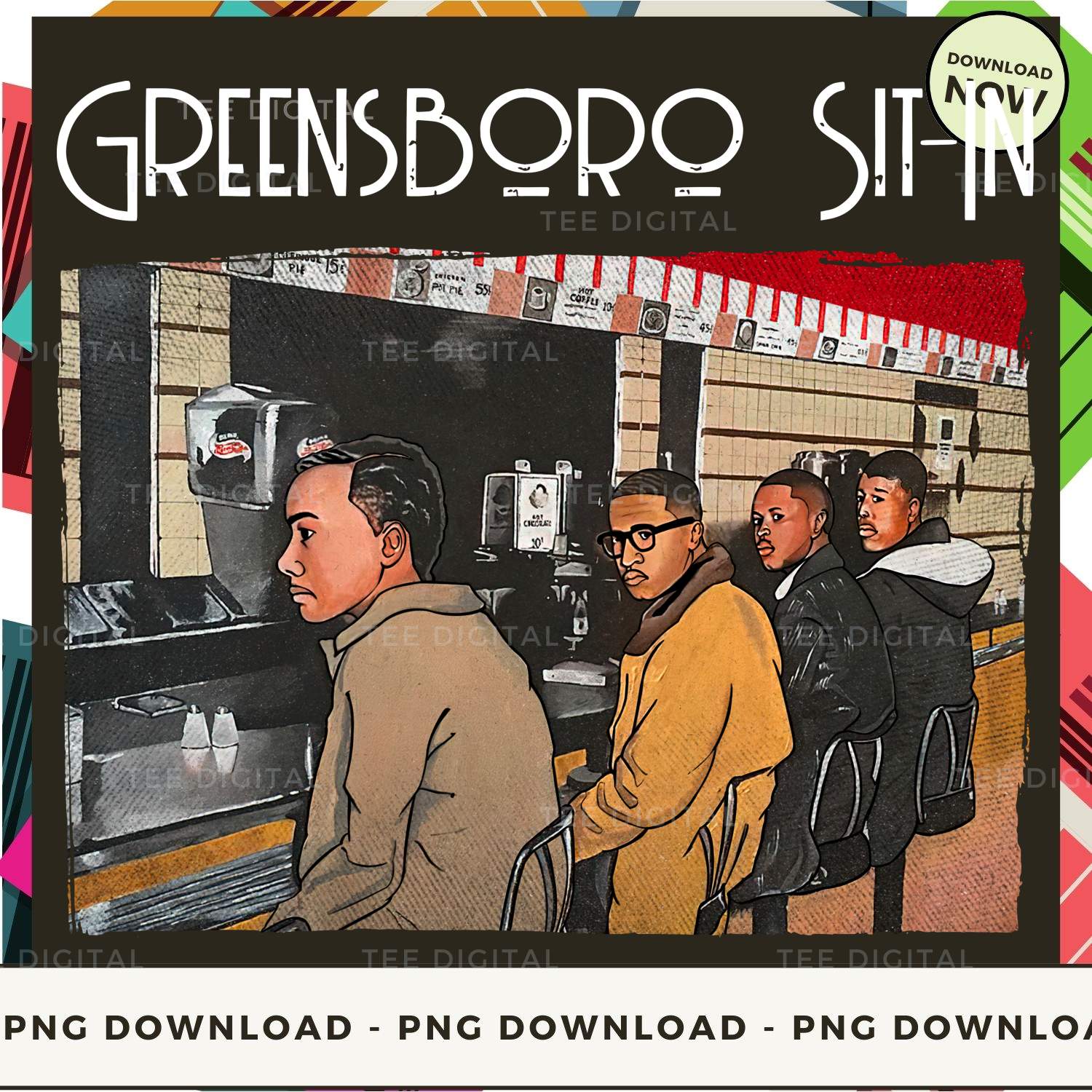 Digital | SI History Month PNG Download, PNG File, Printab | Inspire Uplift