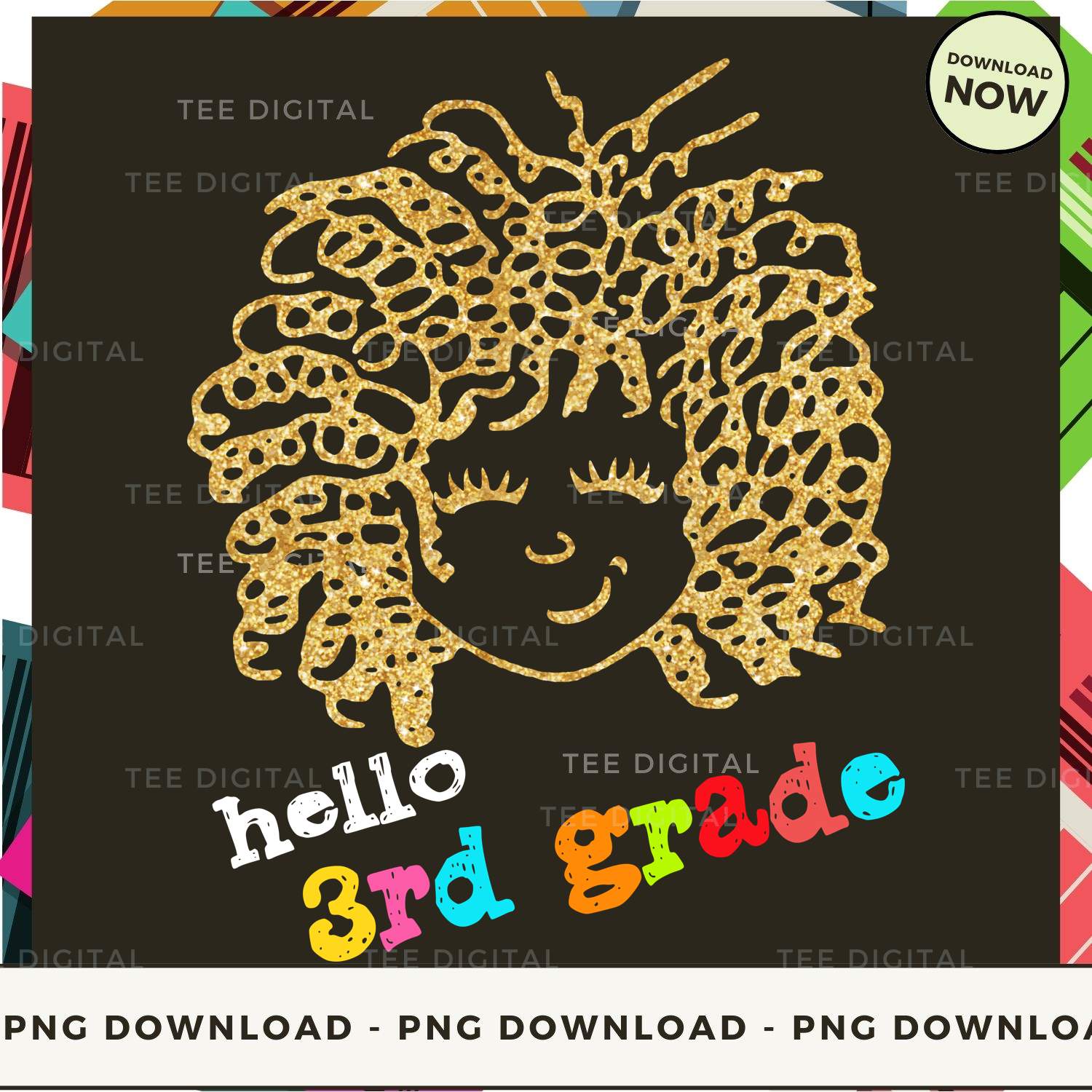 Digital | Hello 3rd Grade PNG Download, PNG File, Printable | Inspire ...