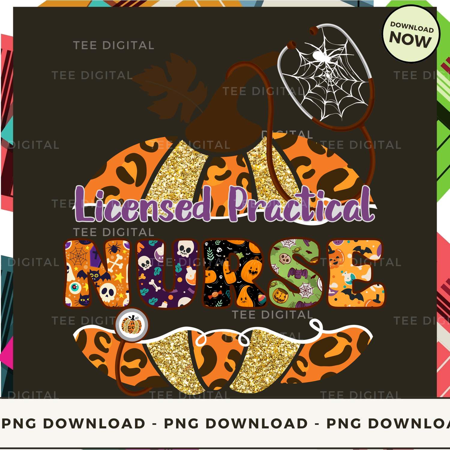 Digital | Li-censed Practical Nurse PNG Download, PNG File, | Inspire Uplift