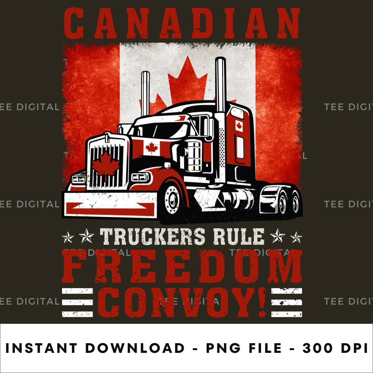 FREEDOM CONVOY - Patriot American, Republican Digital PNG Fi | Inspire ...