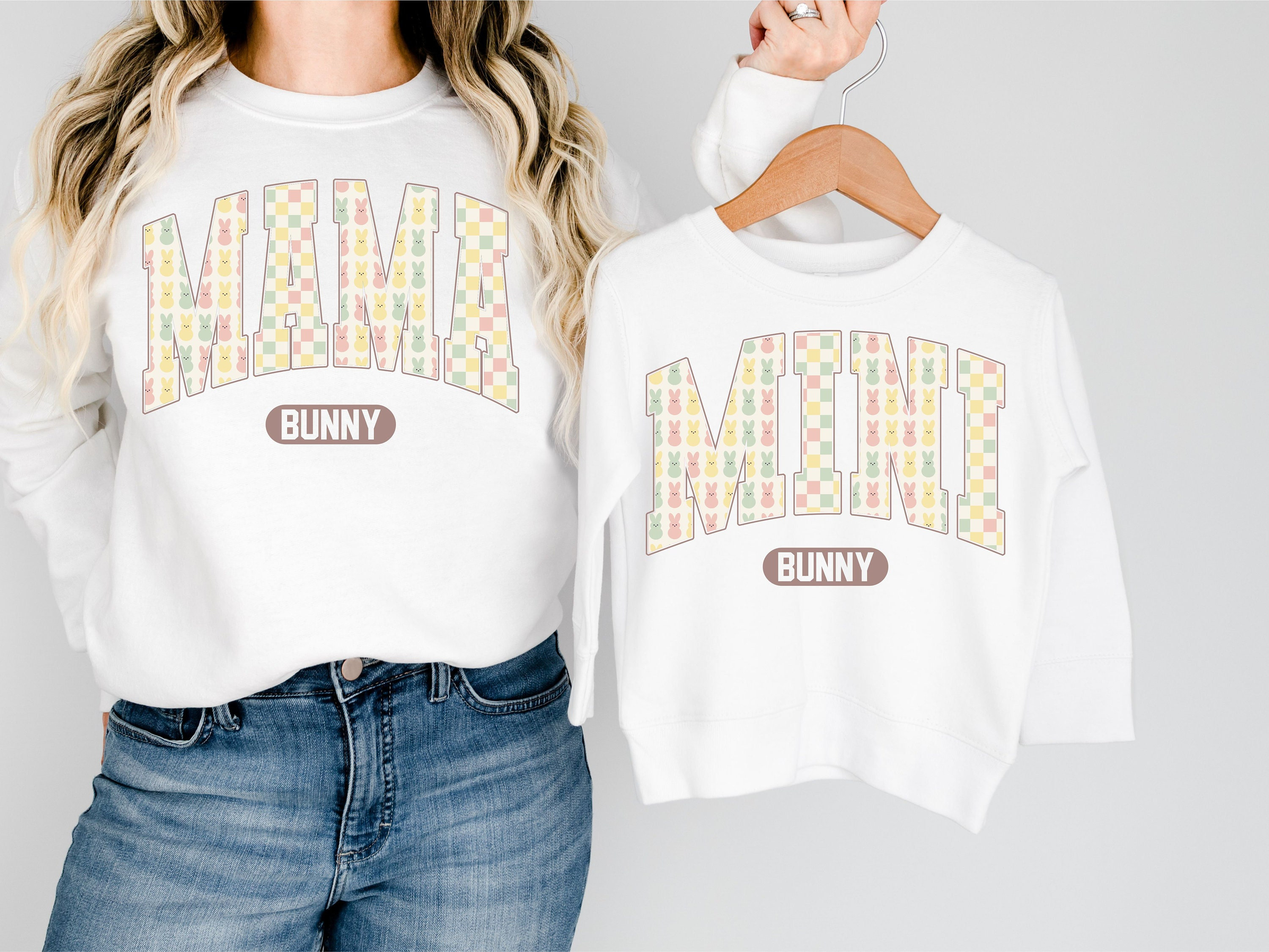 Easter Mama Bunny Mini Bunny Retro Logo Sublimation Vintage | Inspire ...