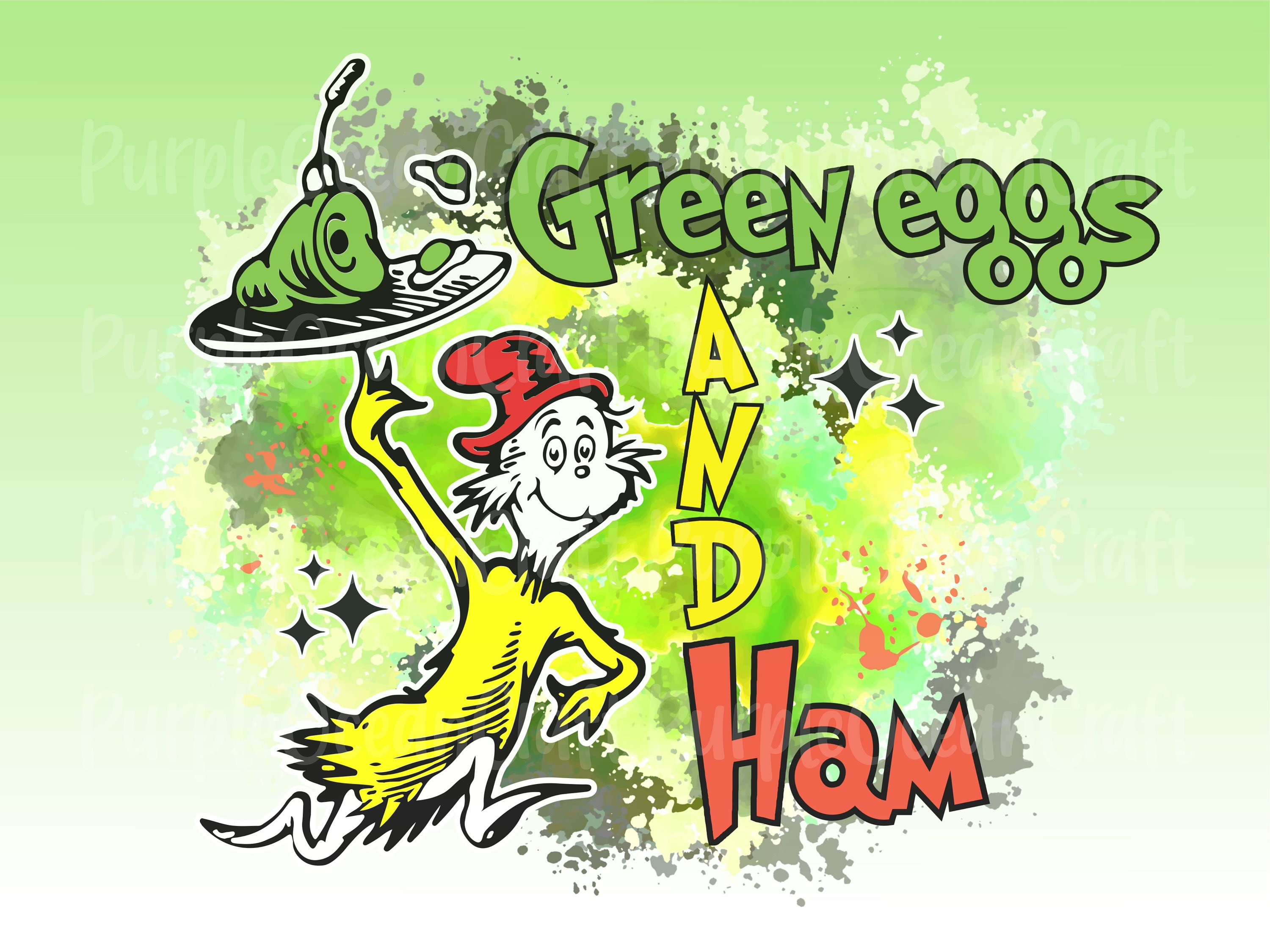 Green Eggs And Ham Svg, Dr Suess Svg, Dr Suess Png, Dr Suess - Inspire ...