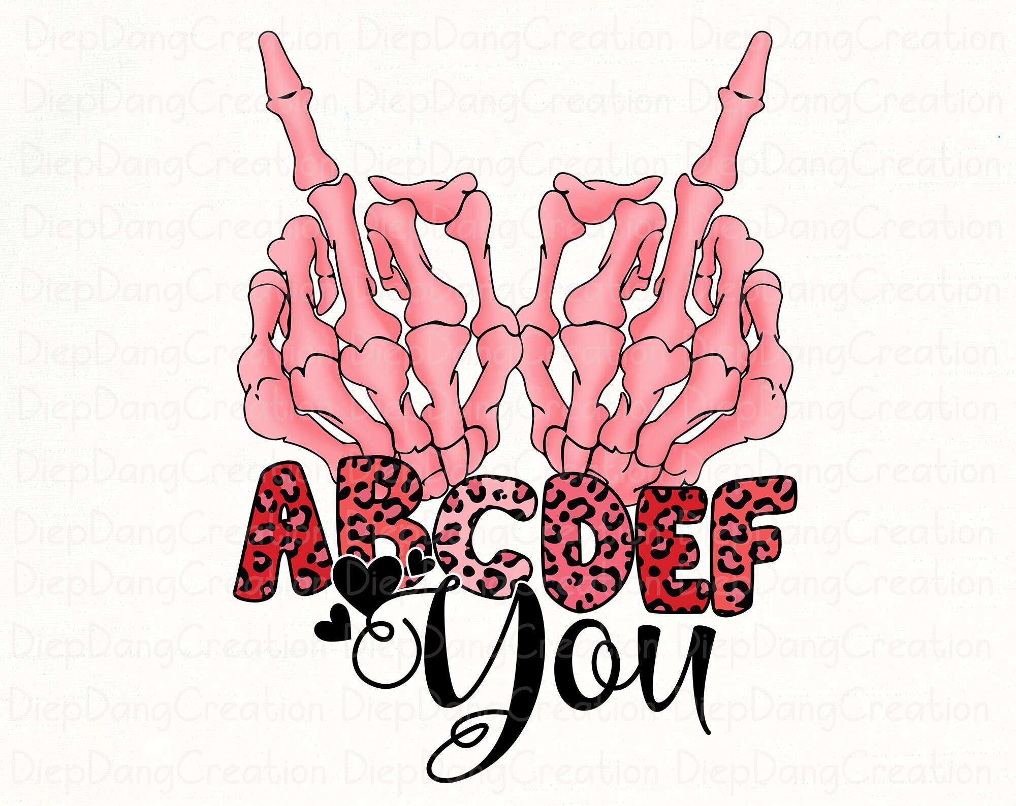 ABCDEF You Valentines Png, Skeleton Heart Png, Skeleton Hand | Inspire ...