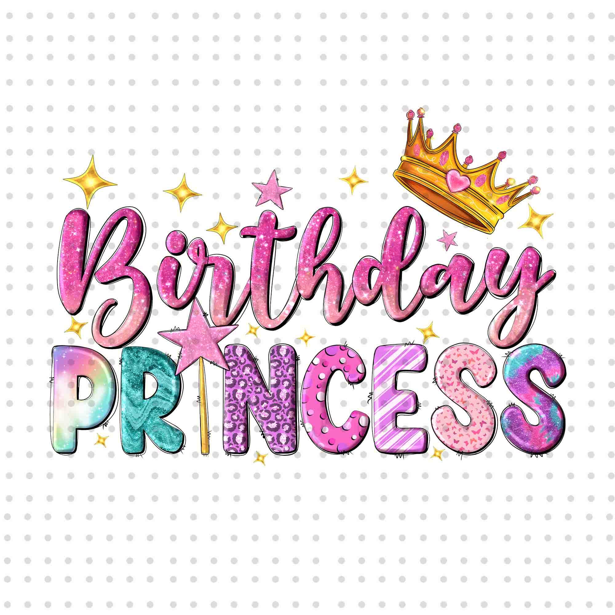 Birthday Princess PNG, Happy Birthday Png, Family Vacation P | Inspire ...