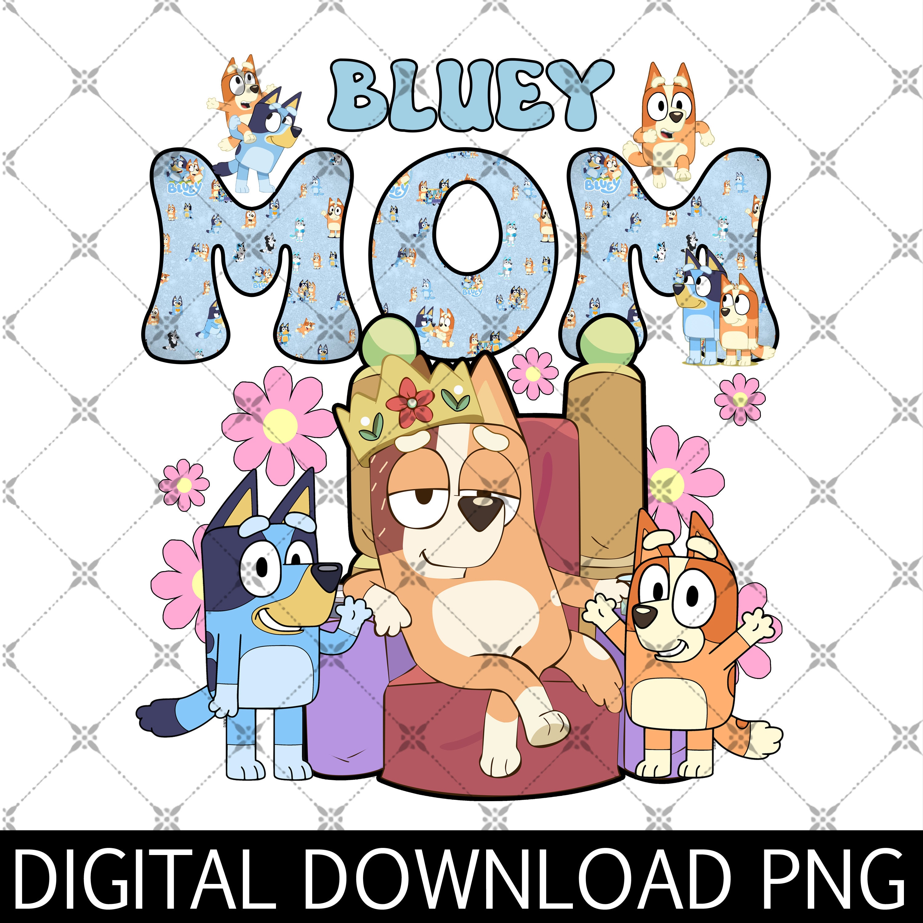 Bingo Mum Png, Mum Png, Bluey Png, Bluey And Bingo Png, Bing - Inspire ...