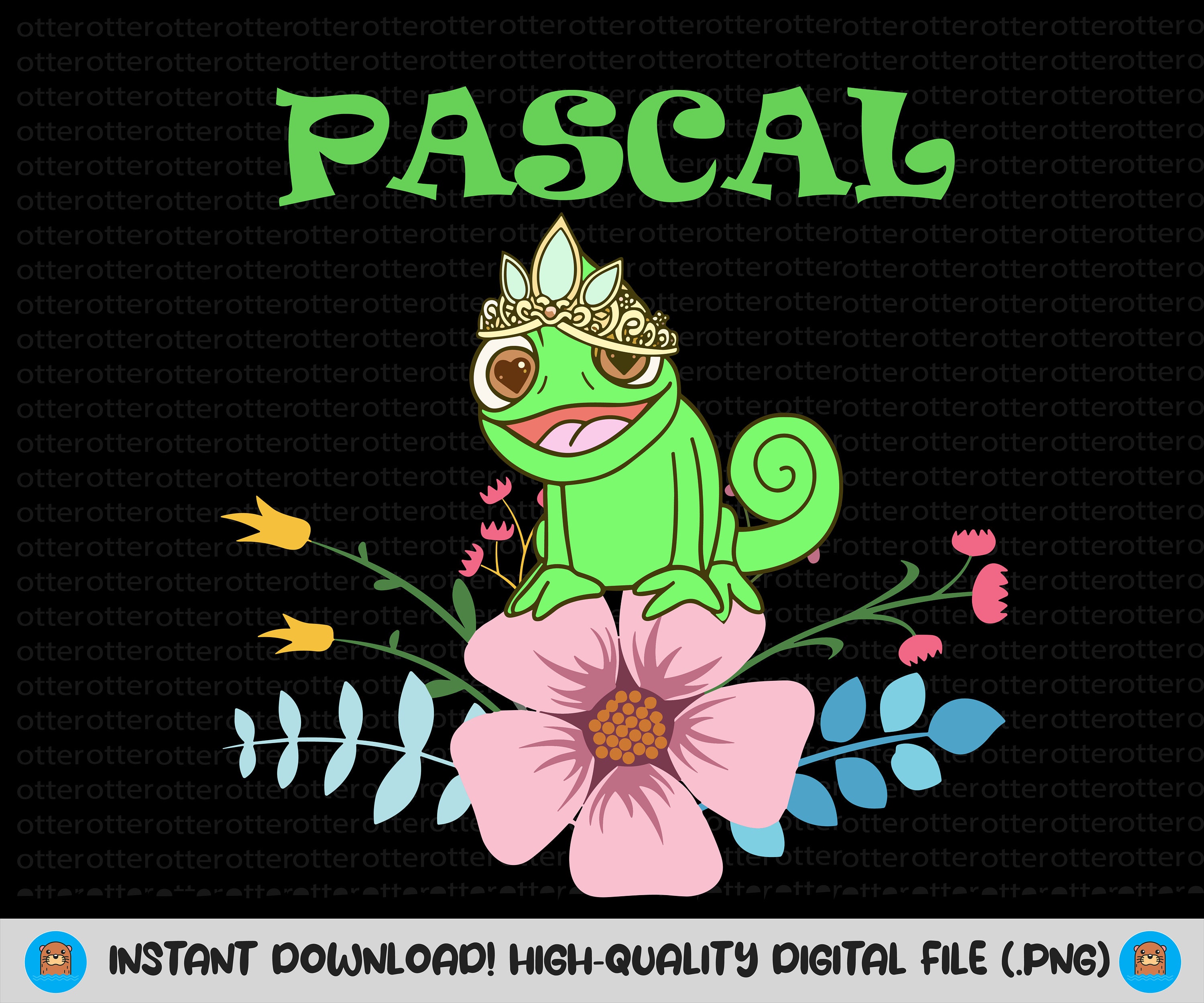 Retro Rapunzel Pascal Png, Retro Princess Png, Retro Pascal - Inspire ...