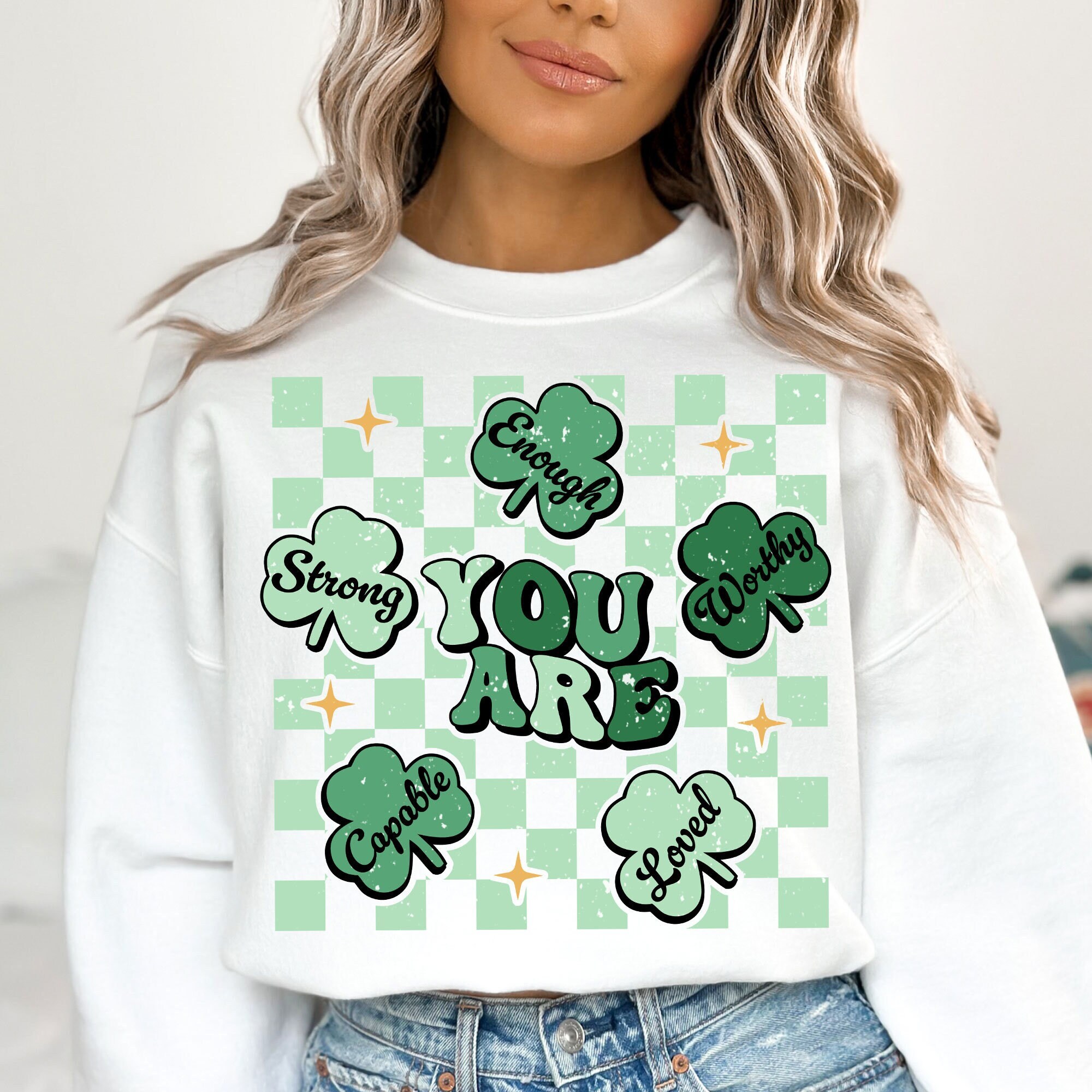 You Are Enough SVG PNG, Loved, Worthy Svg Png, St Patrick Da | Inspire ...