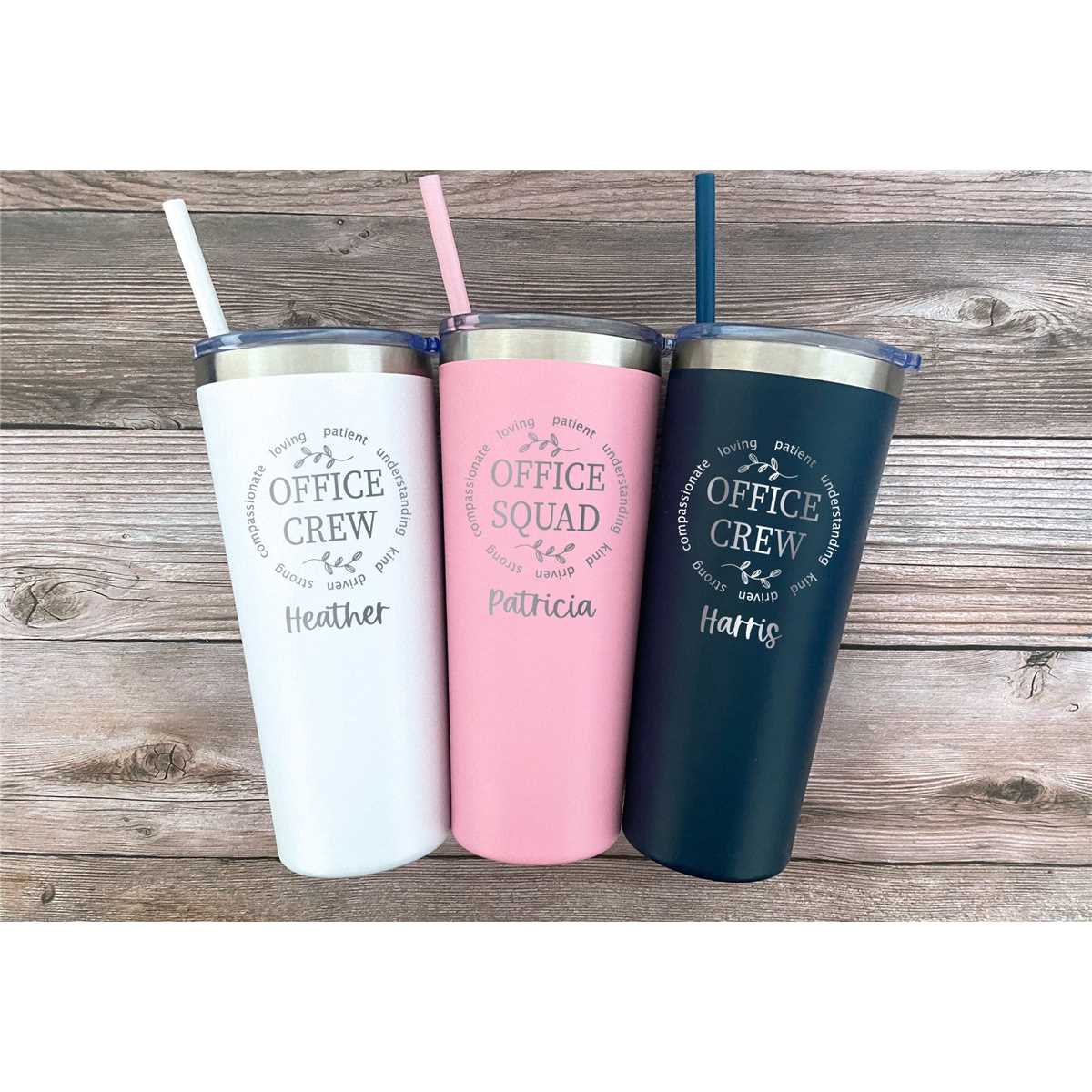 Personalized Office Tumbler, Office Squad Gift, Office Crew | Inspire ...