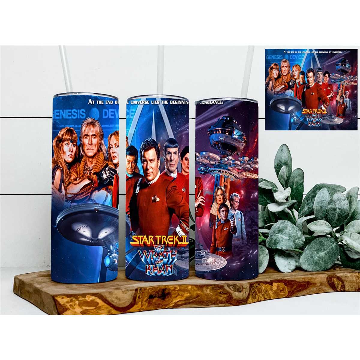 Star Trek Wrath of Khan Tumblers | Inspire Uplift