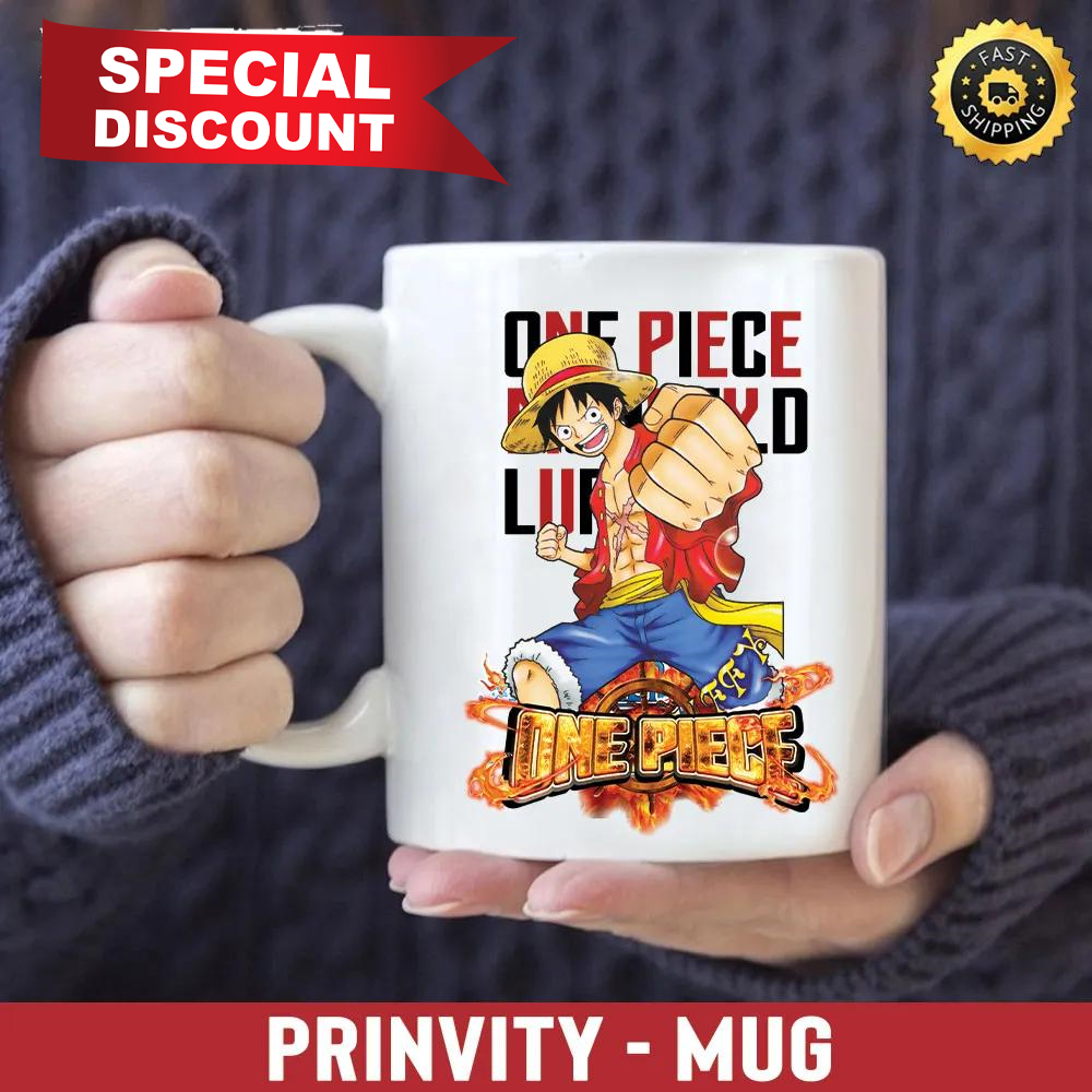 One Piece Monkey D Luffy The King Of The Pirates Anime Mug, | Inspire ...