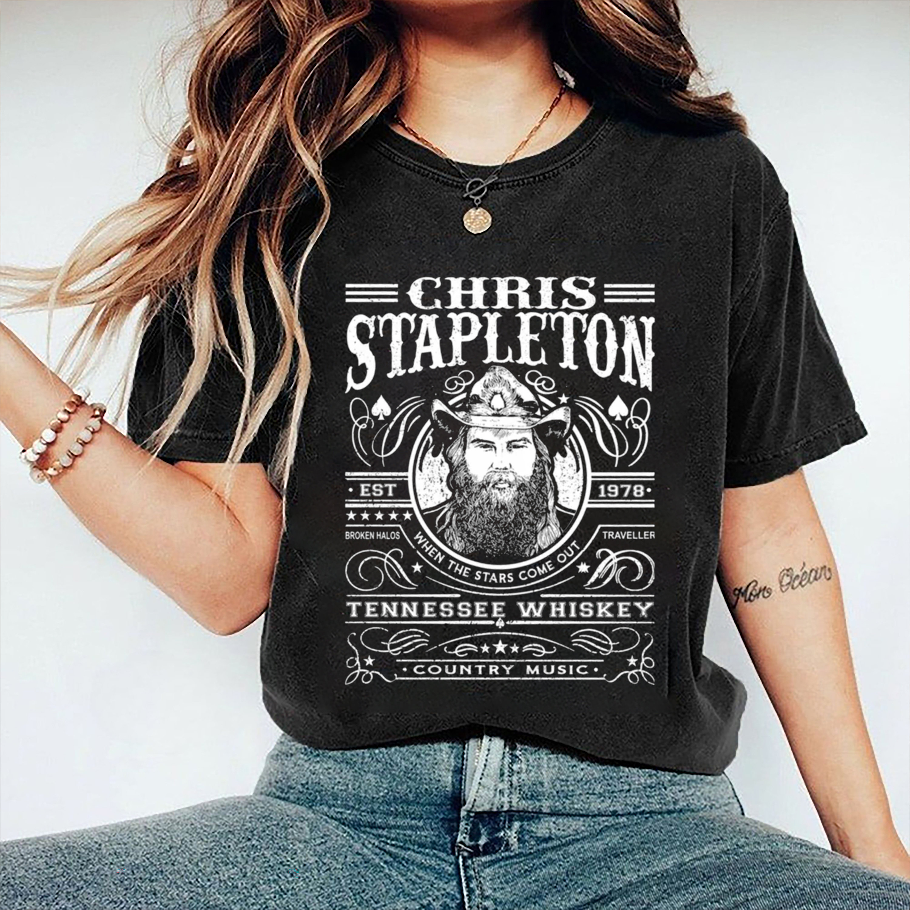 Chris Stapleton Tennessee Whiskey Strawberry Wine Shirt, Chr - Inspire ...