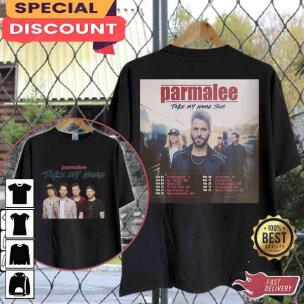 Parmalee 2023 Take My Name 2023 World Tour Double Sided T-sh - Inspire ...