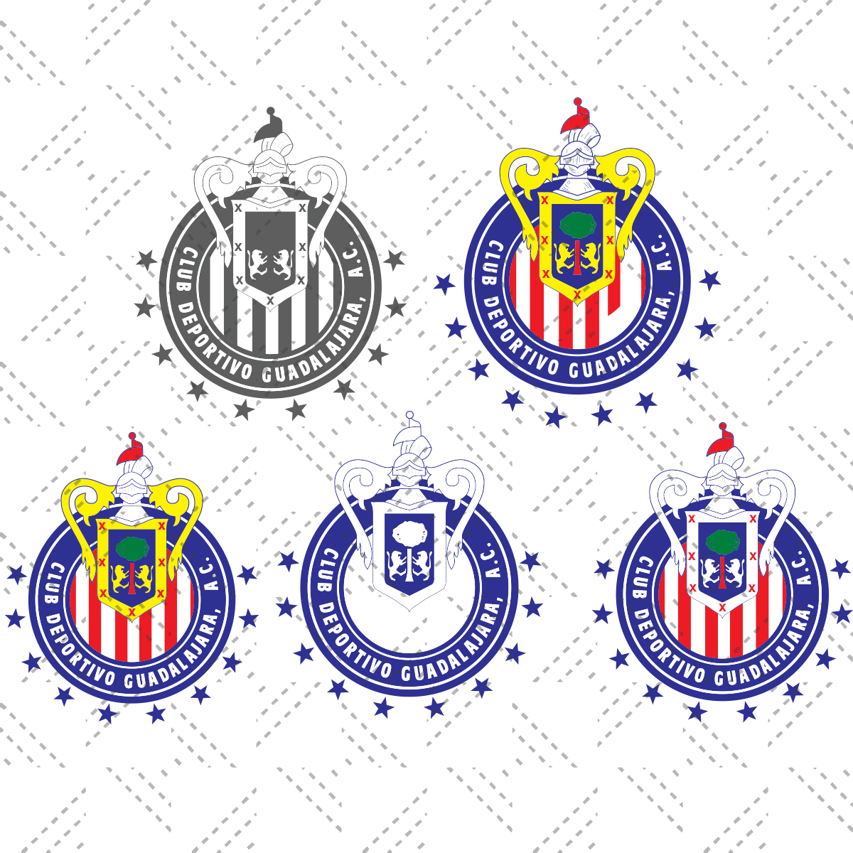 Chivas Guadalajara Logo Bundle SVG, Chivas Guadalajara Logo | Inspire ...