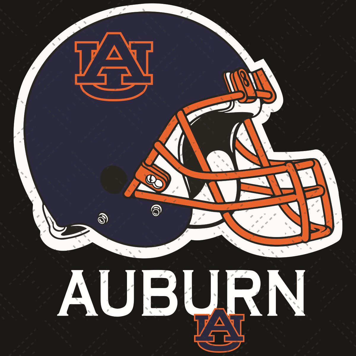 Logo Auburn Tigers Helmet Svg, Sport Svg, Helmet Svg - Inspire Uplift