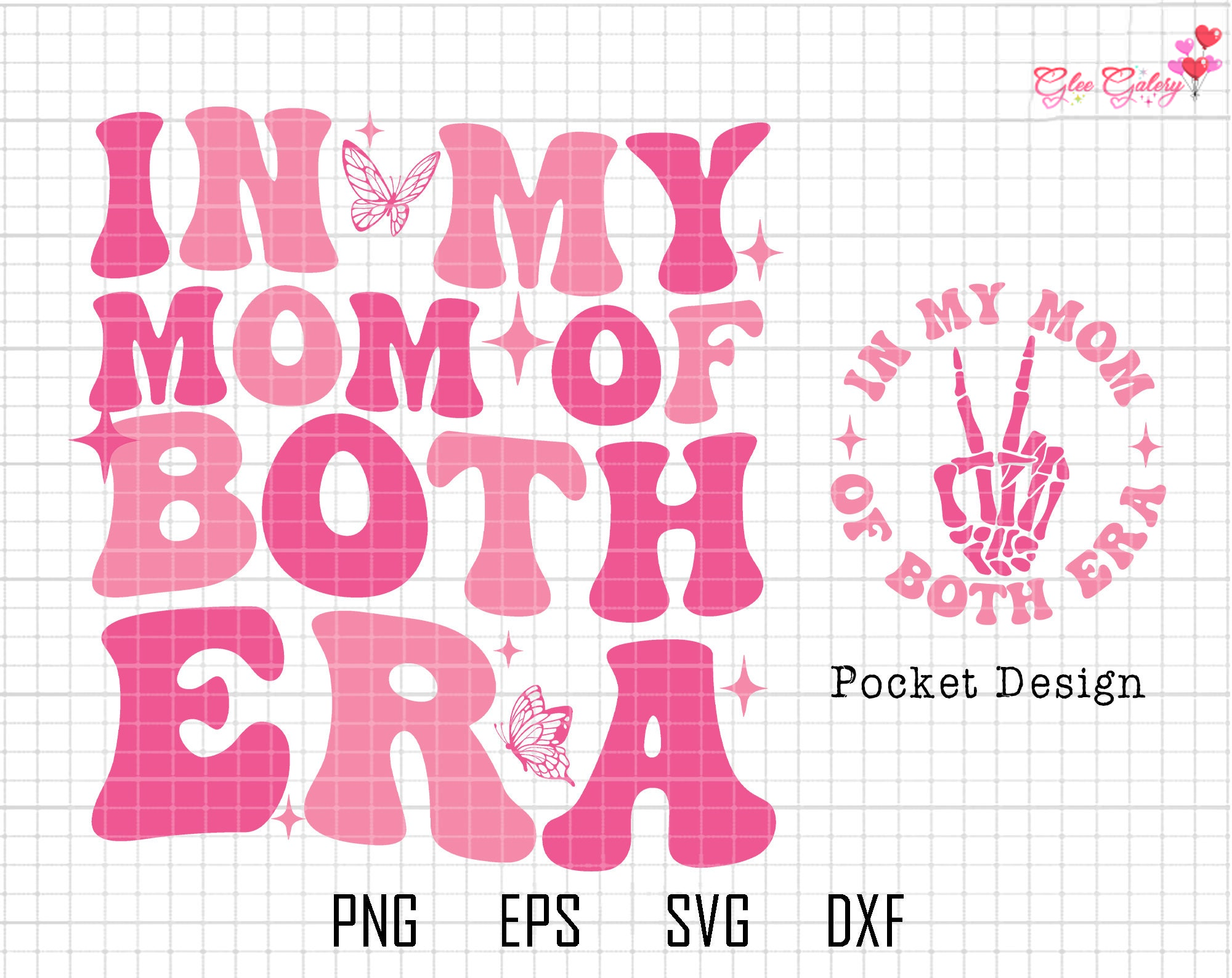 In My Mom Svg, Of Both Era Svg, Retro Mom Svg, Mothers Day S | Inspire ...