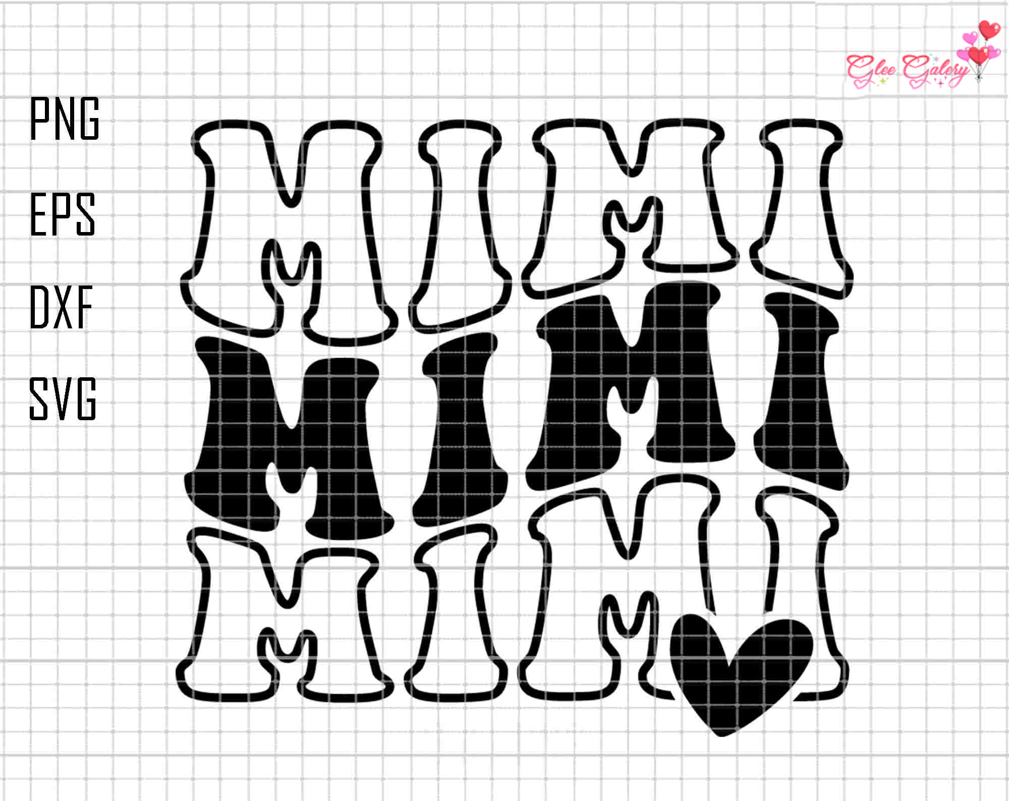 Mimi Svg, Mimi Cricut Cut File, Mimi Heart Svg, Mimi Life Sv | Inspire ...