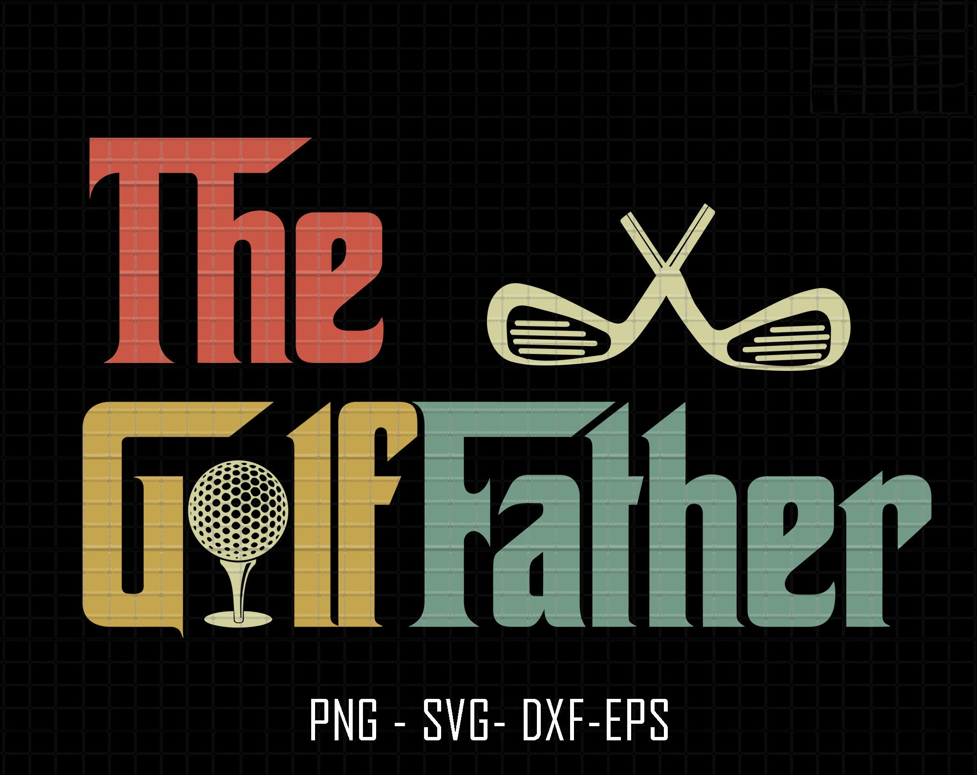 Golf Father Svg | Inspire Uplift