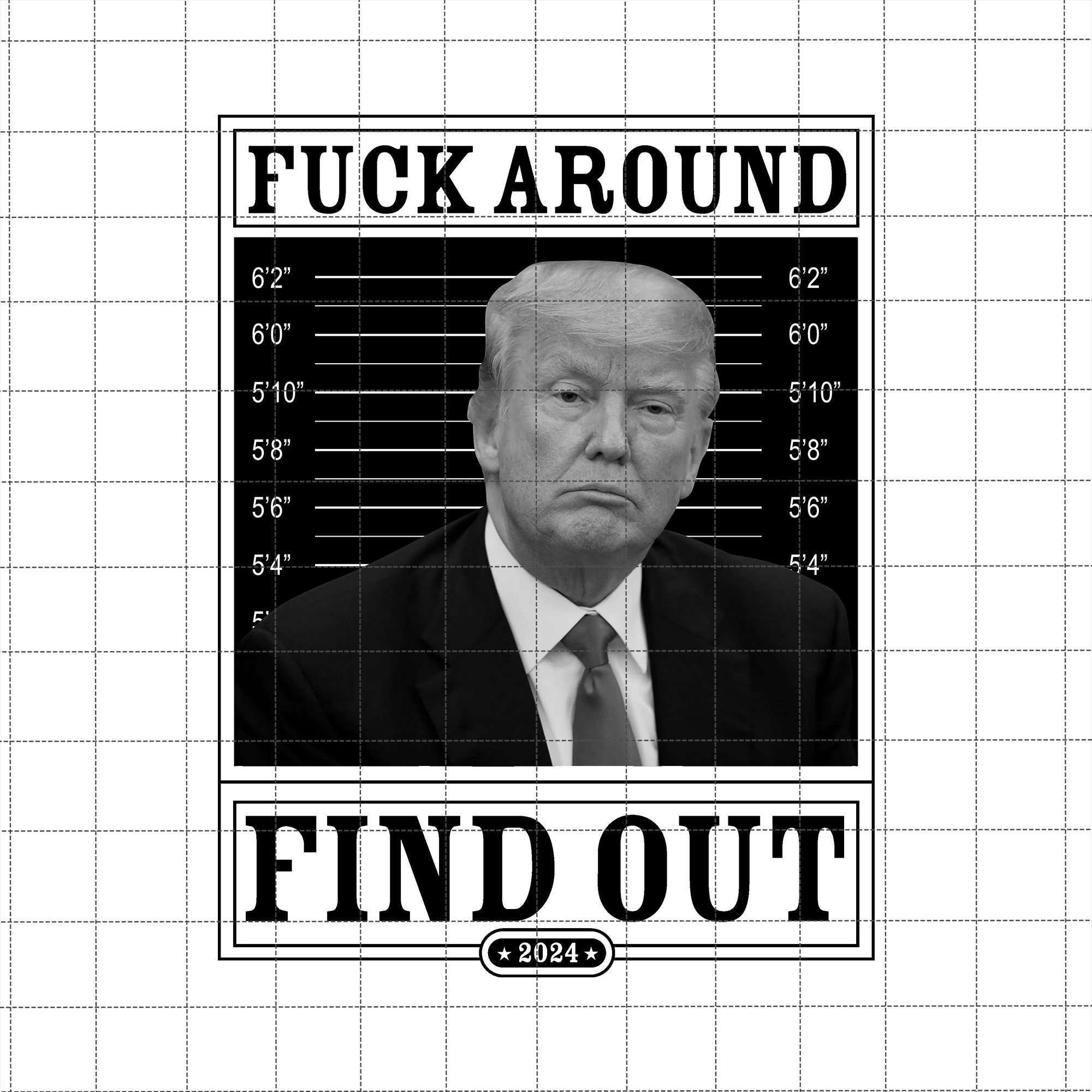 Trump Mugshot Png, Official Trump Mugshot, Trump Never Surre | Inspire ...