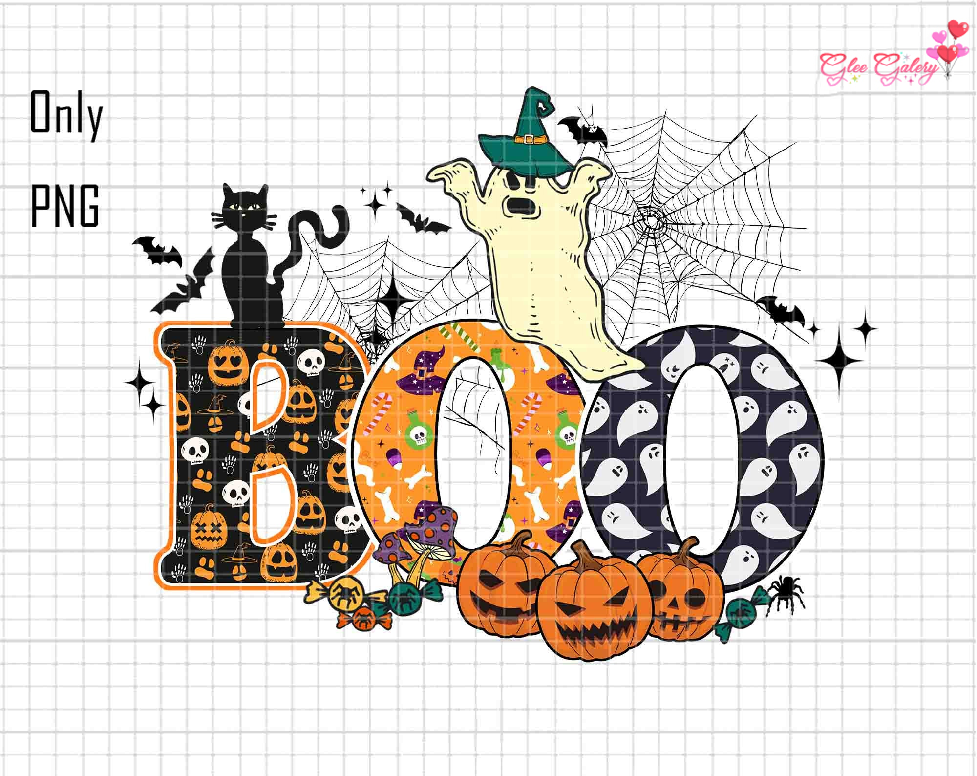 Boo Png, Halloween Png, Ghost Png | Inspire Uplift