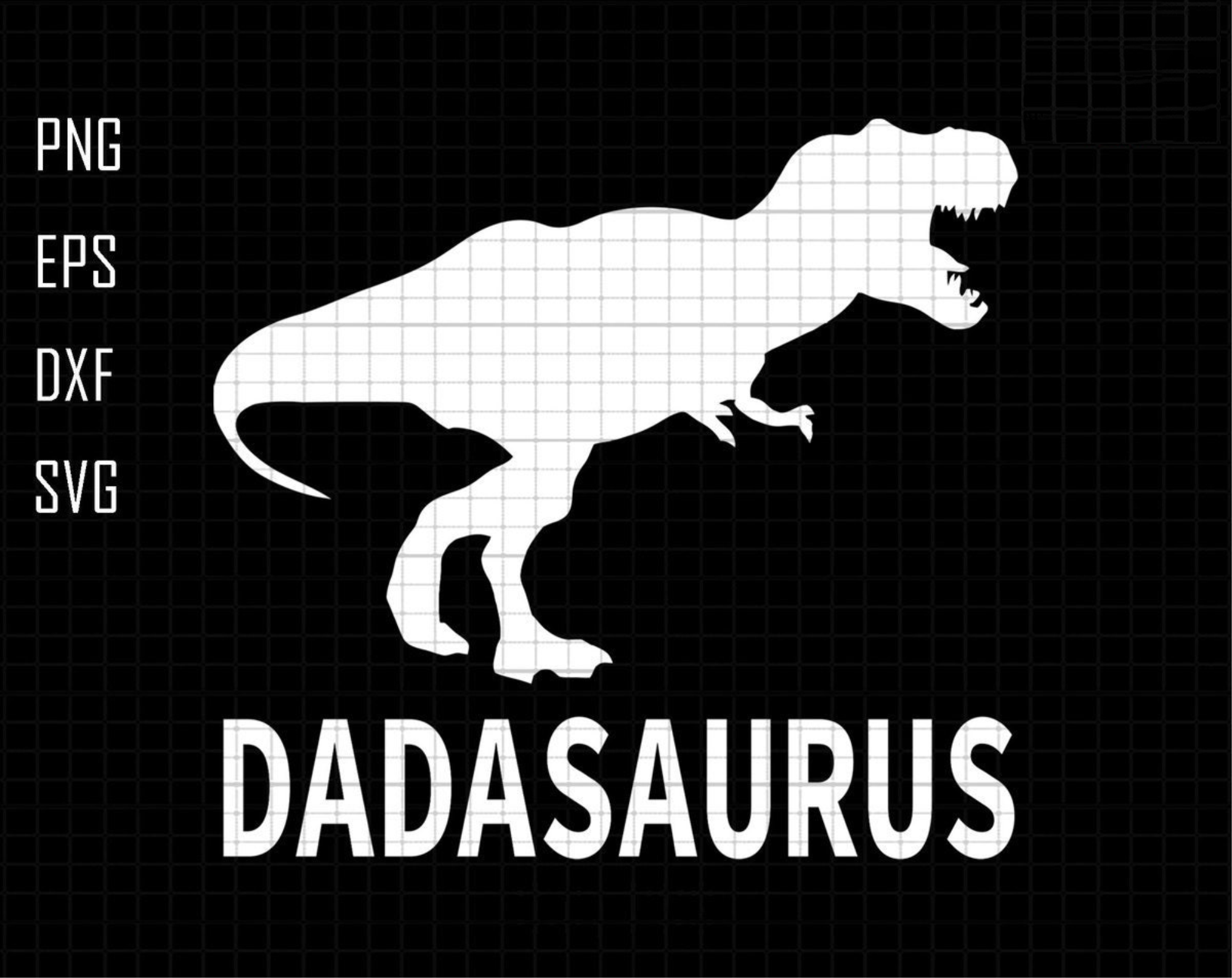 Dadasaurus Svg, Dada Svg, Dinosaurus Dada Svg | Inspire Uplift