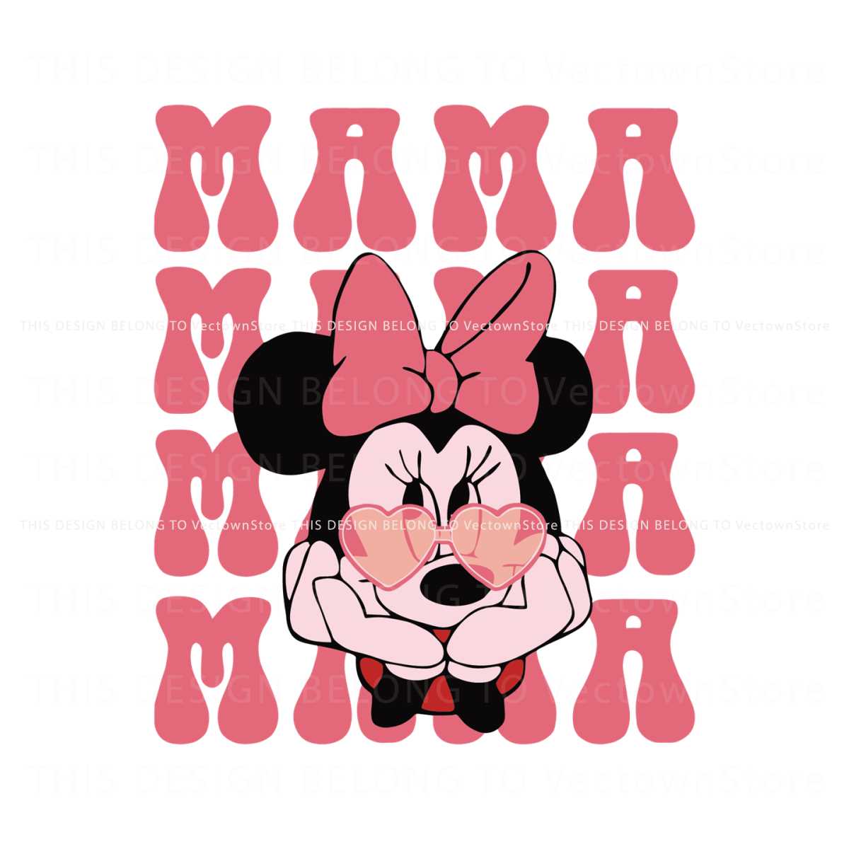 Cute Mama Minnie Mouse SVG, Trending Digital File - Inspire Uplift