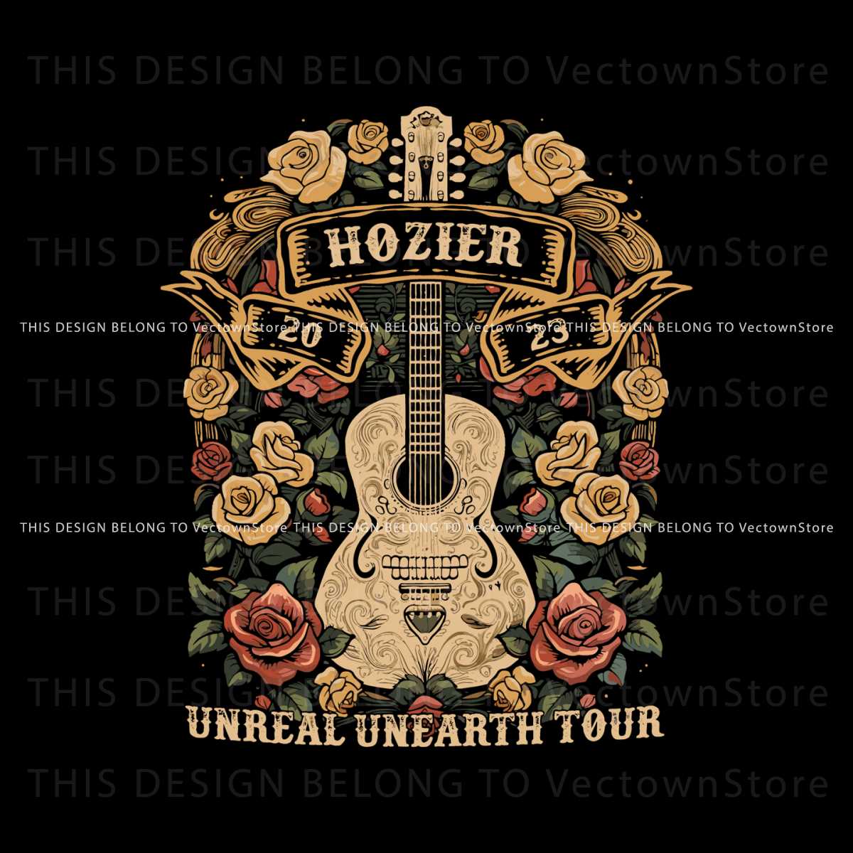 Hozier Unreal Unearth Tour 2023 SVG, Trending Digital File - Inspire Uplift