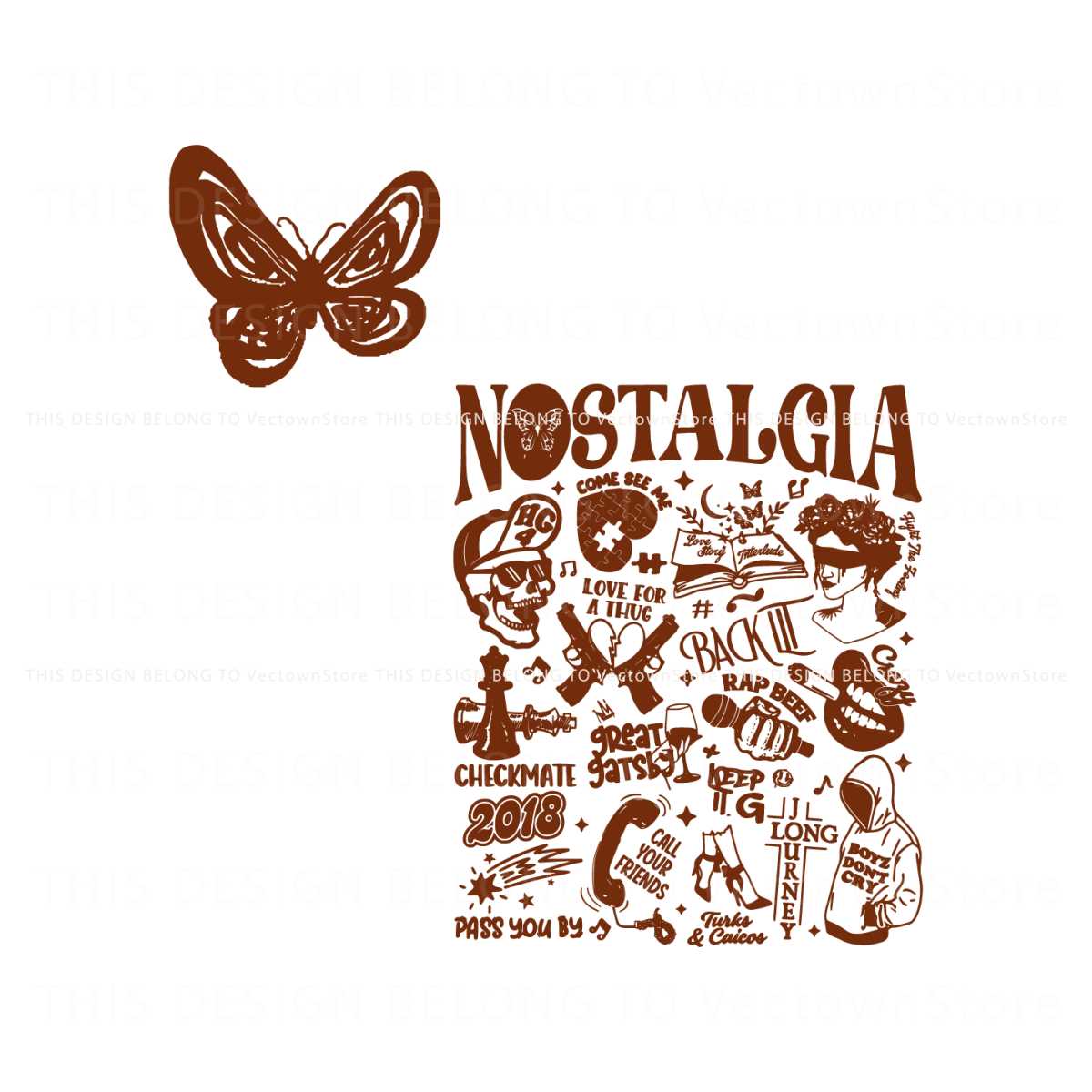 Rod Wave Nostalgia Album Rap Music SVG, Trending Digital Fil | Inspire ...