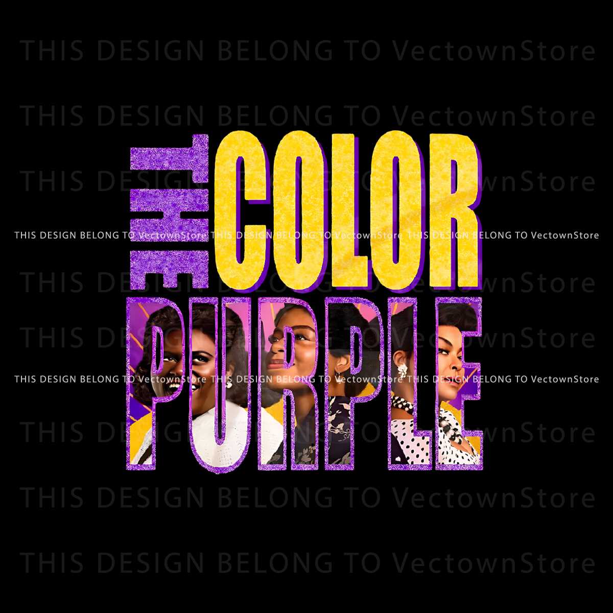 The Color Purple Movie 2023 Characters PNG, Trending Digital | Inspire ...