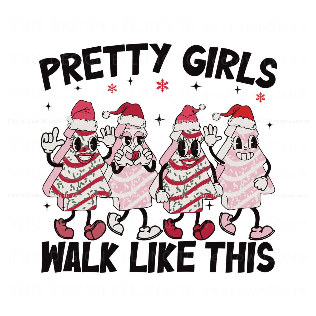 Funny Pretty Girls Walk Like This SVG, Trending Design File | Inspire ...