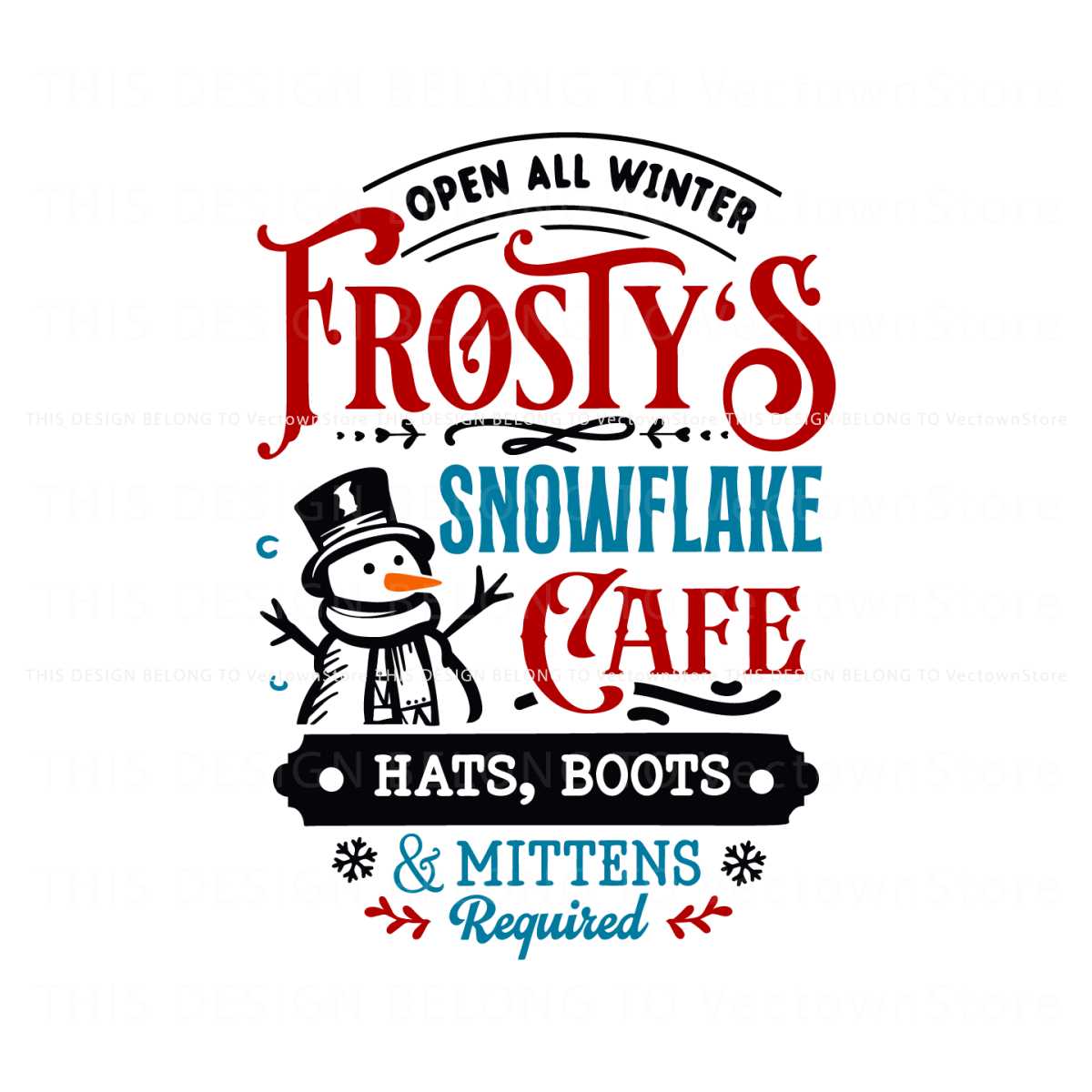 Open All Winter Frosty Snowflake SVG, Trending Design File | Inspire Uplift