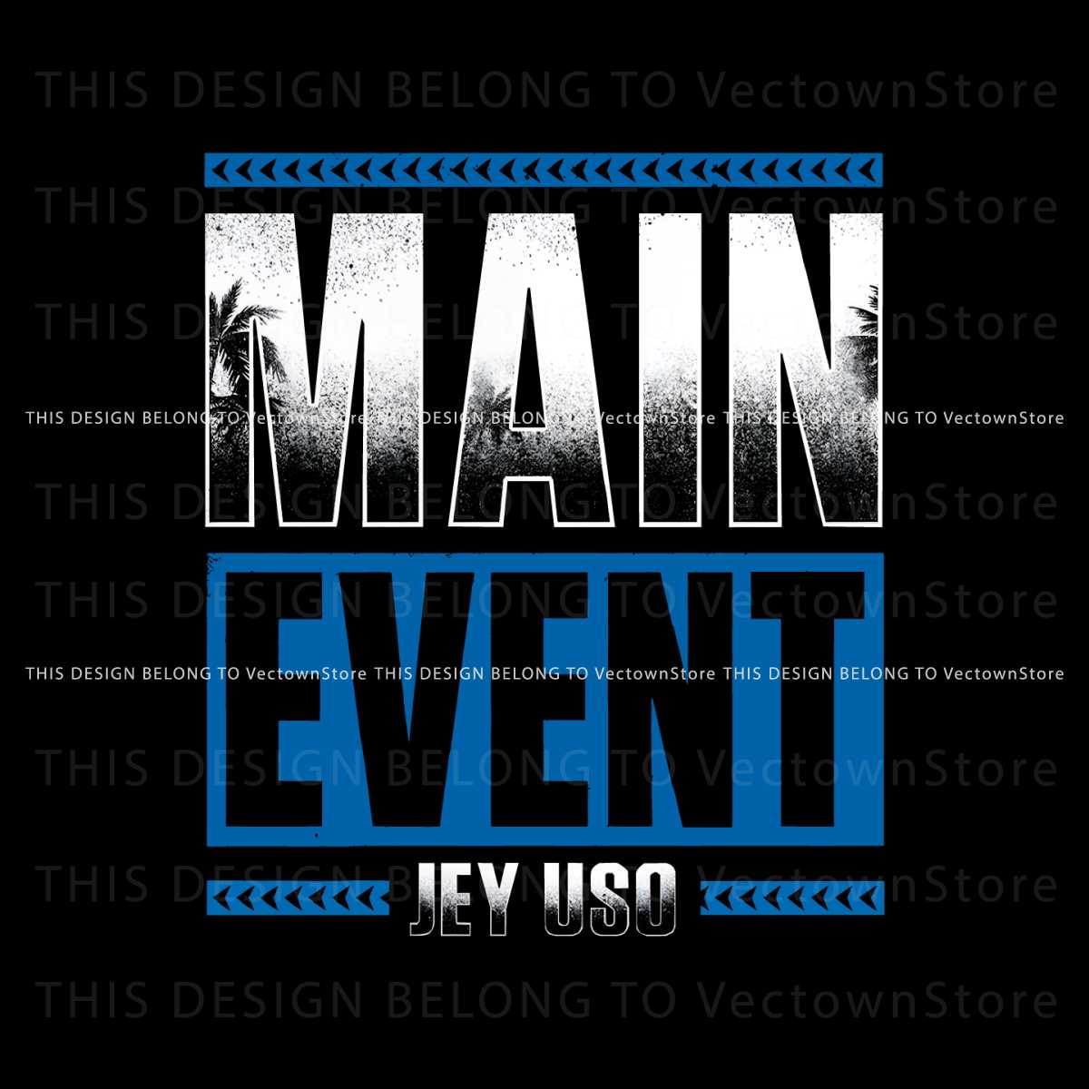 Retro Main Event Jey Uso Yeet PNG, Trending Design File | Inspire Uplift