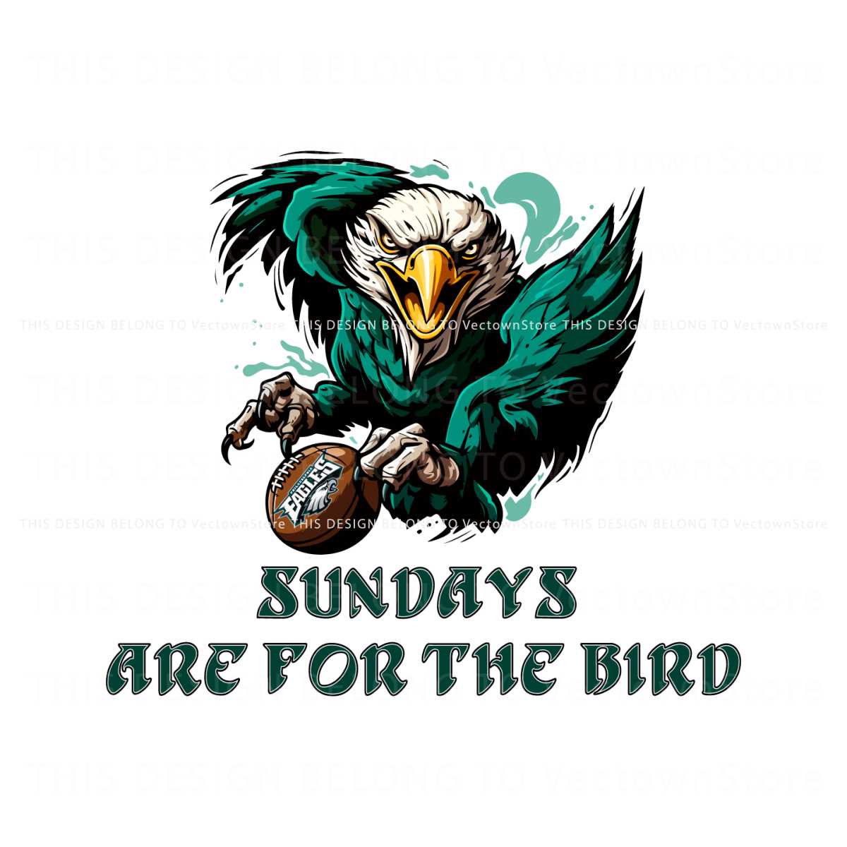 Sundays Are For The Bird Eagles SVG, Trending Design File | Inspire Uplift