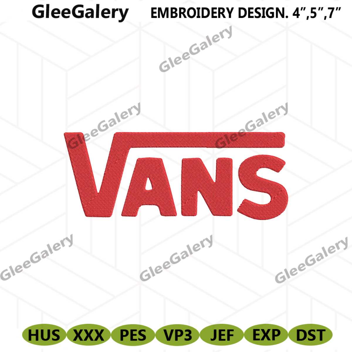 Vans Brand Logo Embroidery Design Download For Machine | Inspire Uplift
