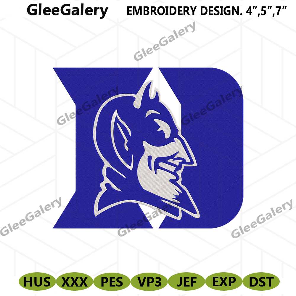 Duke Blue Devils Logo NCAA Embroidery, Duke Blue Devils Embr | Inspire ...
