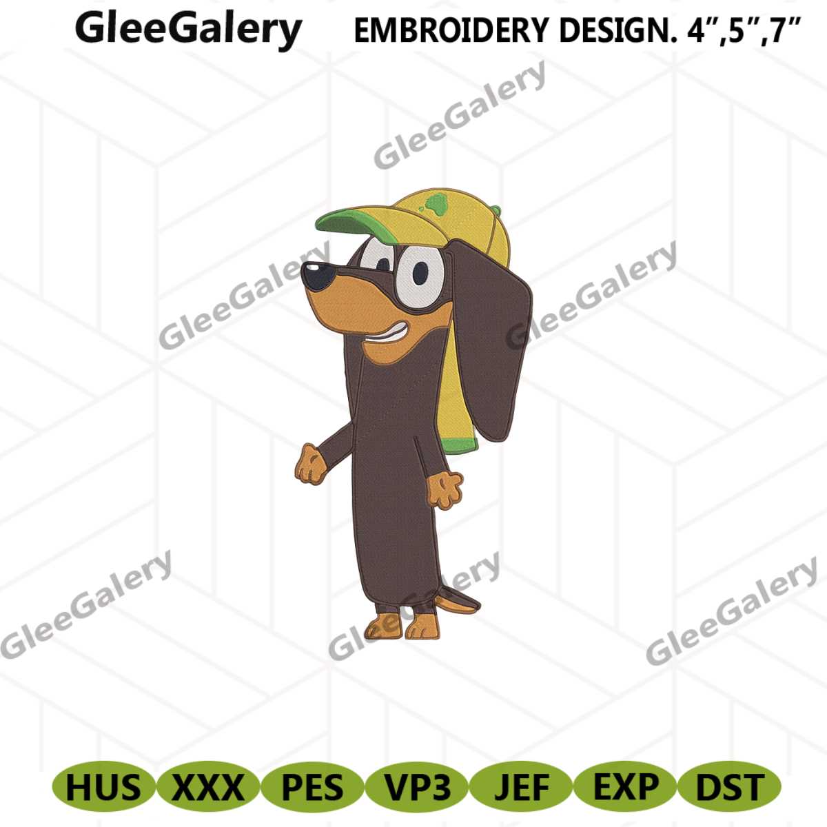 Snickers Bluey Machine Embroidery Digitals Design, Bluey Fam | Inspire ...