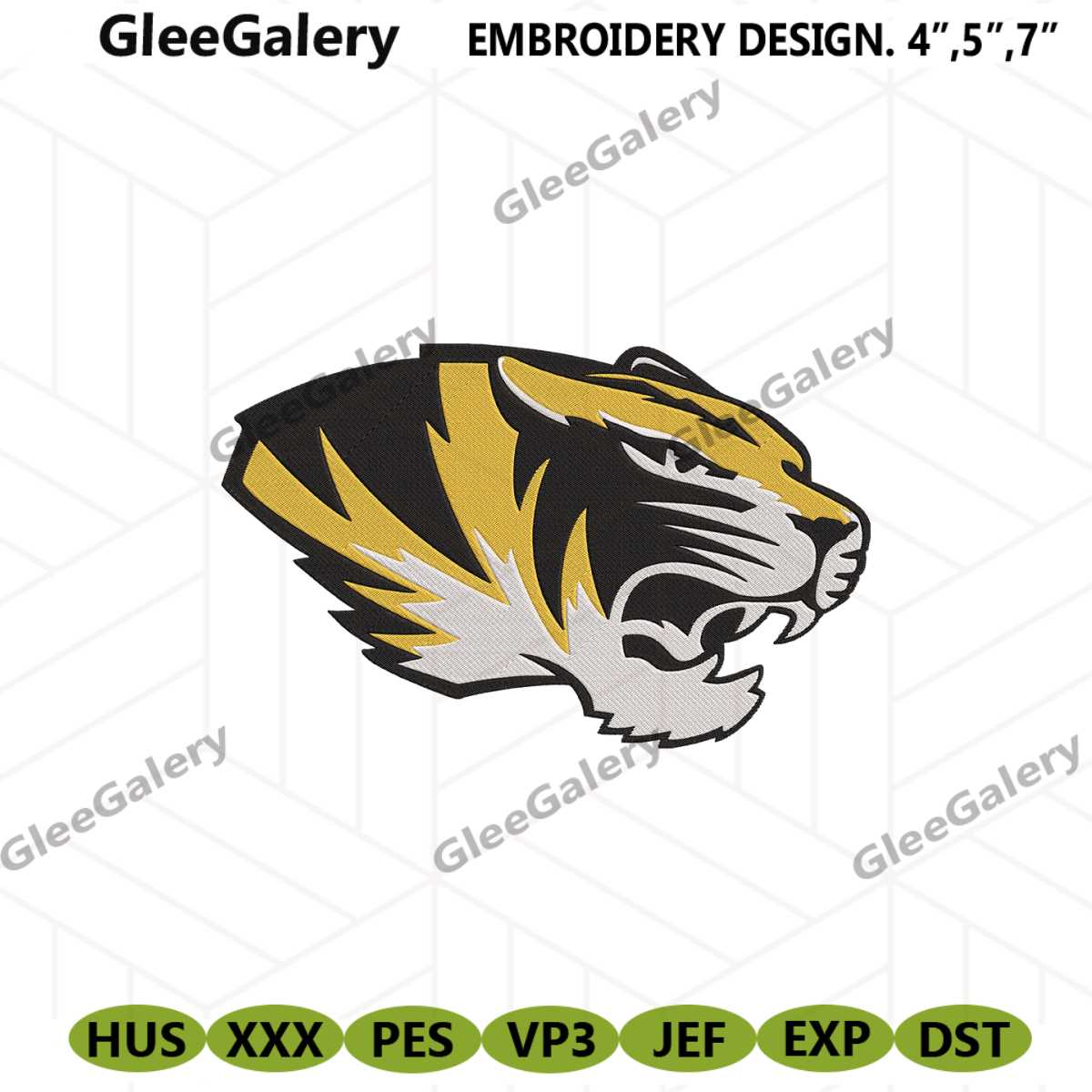 Missouri Tigers Iconic Embroidery Files, Missouri Tigers Emb | Inspire ...
